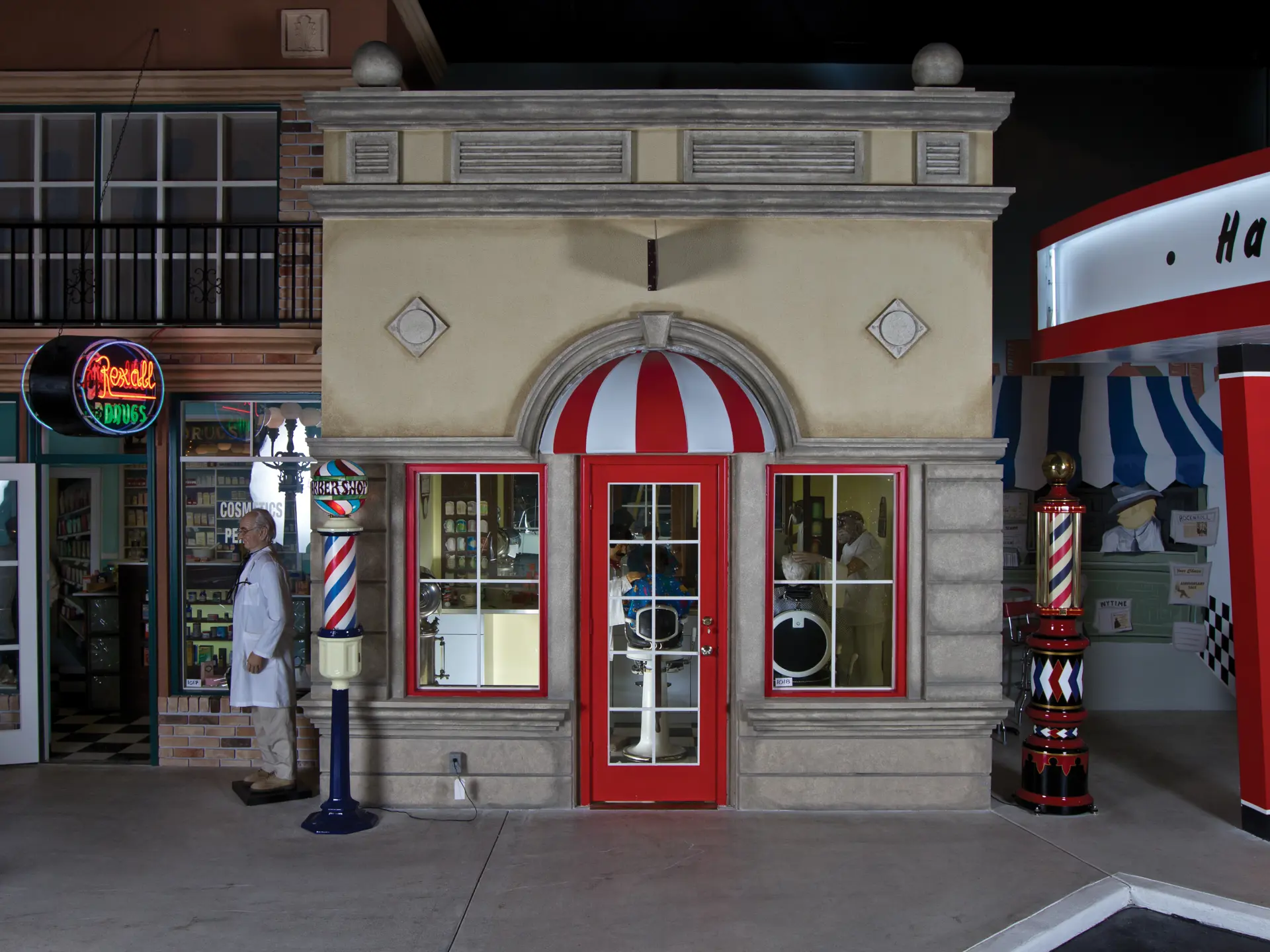 Barber Shop Façade, Collectables, and Chairs | The John Staluppi ...