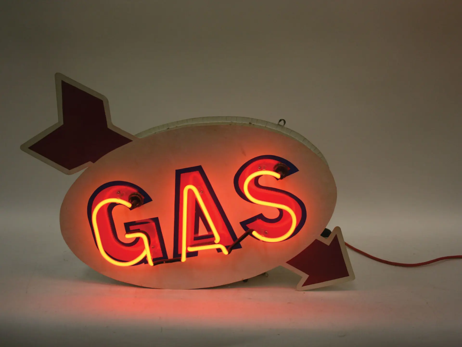 “Gas” Neon Sign | Auburn Fall 2015 | RM Sotheby's