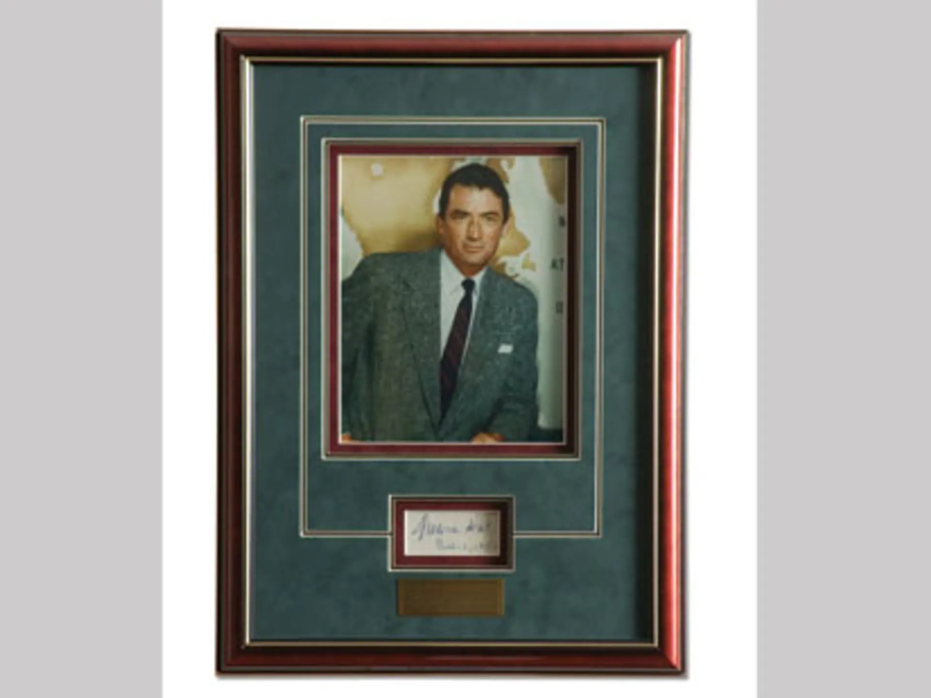 Gregory Peck Autograph Display | The Astor Collection | RM Sotheby's