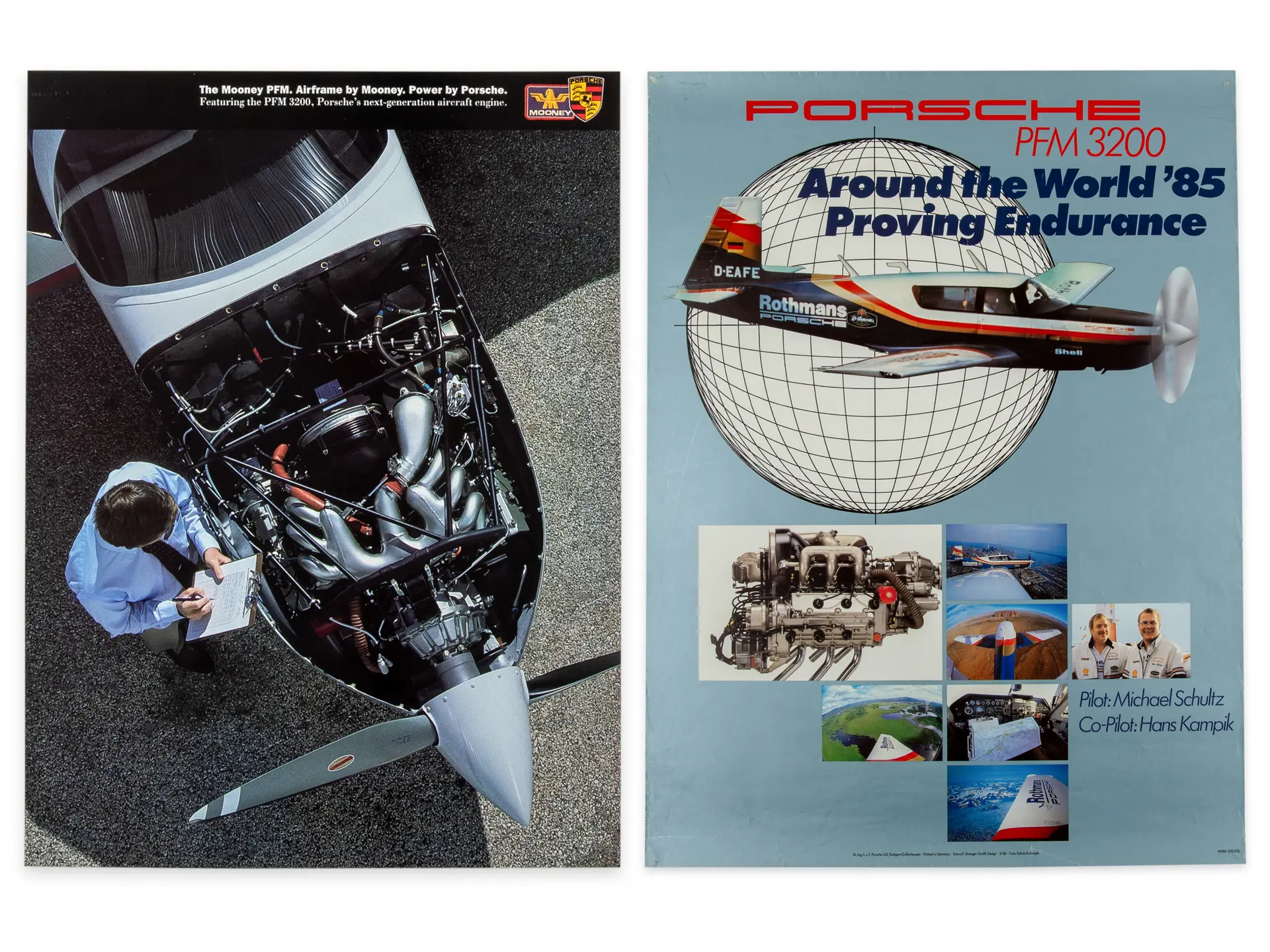 Mooney PFM and Porsche PFM 3200 Aircraft Engine Poster and Picture ...