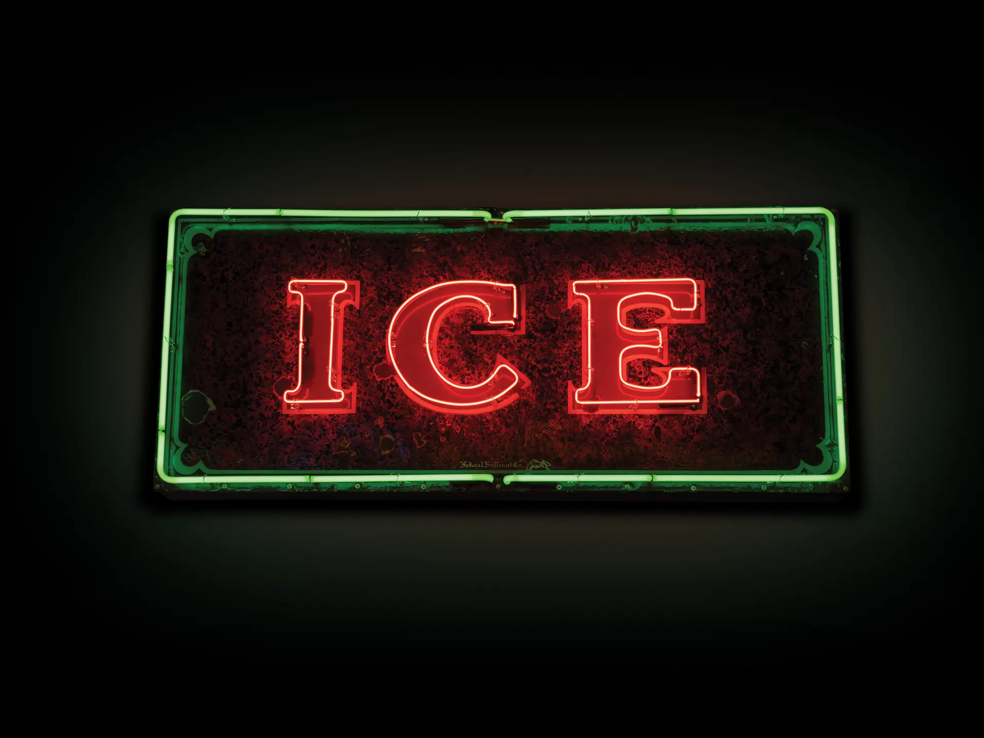 Ice Neon Sign | The Dingman Collection | RM Sotheby's