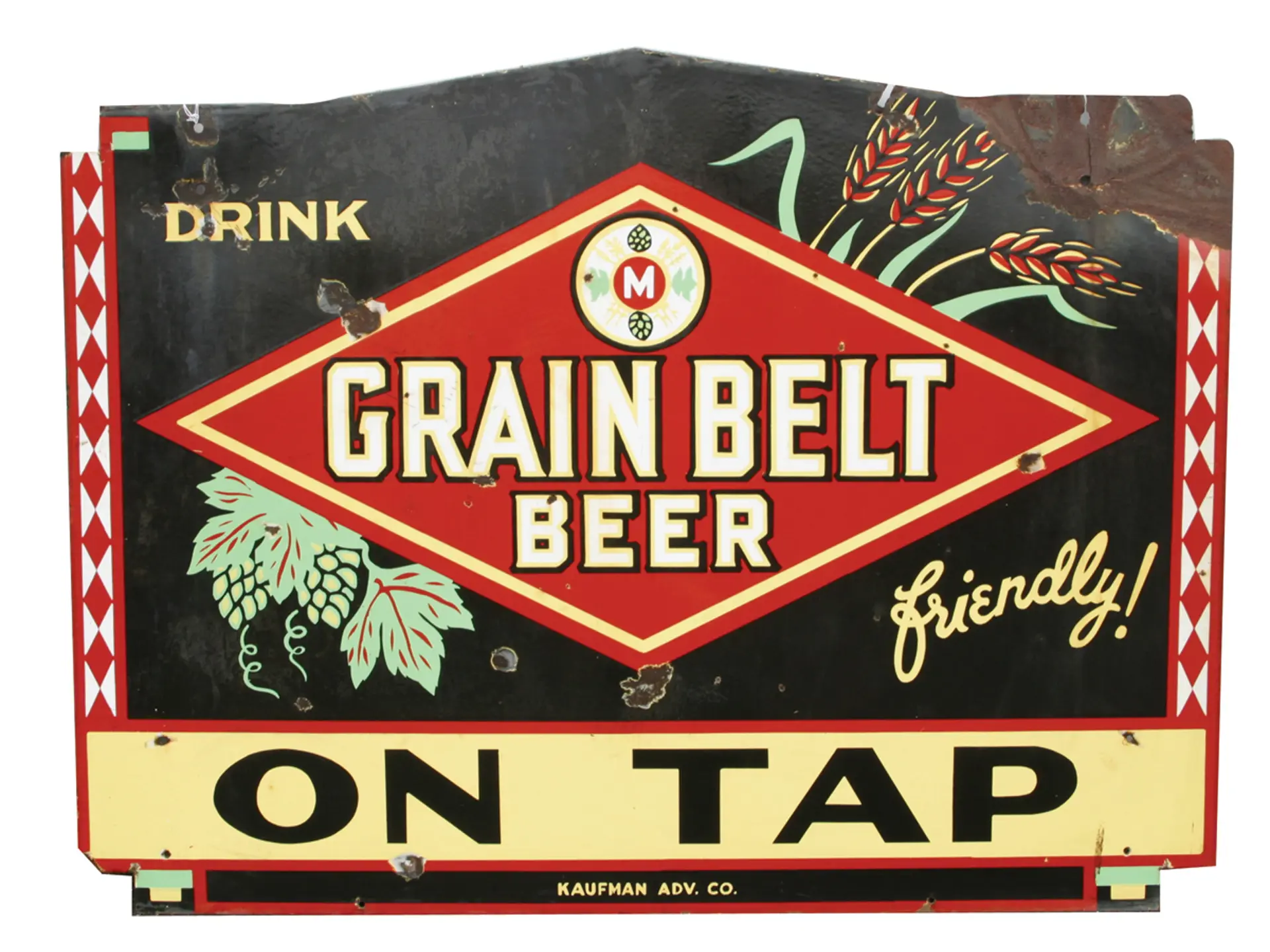 GRAIN BELT BEER SIGN | Private Collection of Tom & Marlene Stackhouse ...