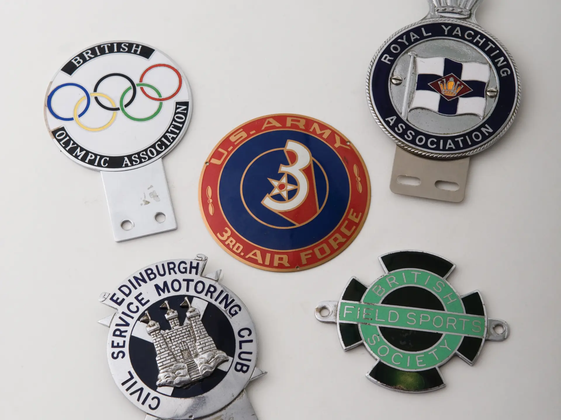 British, Olympic and Sporting Themed Badges | Vintage Motor Cars of ...