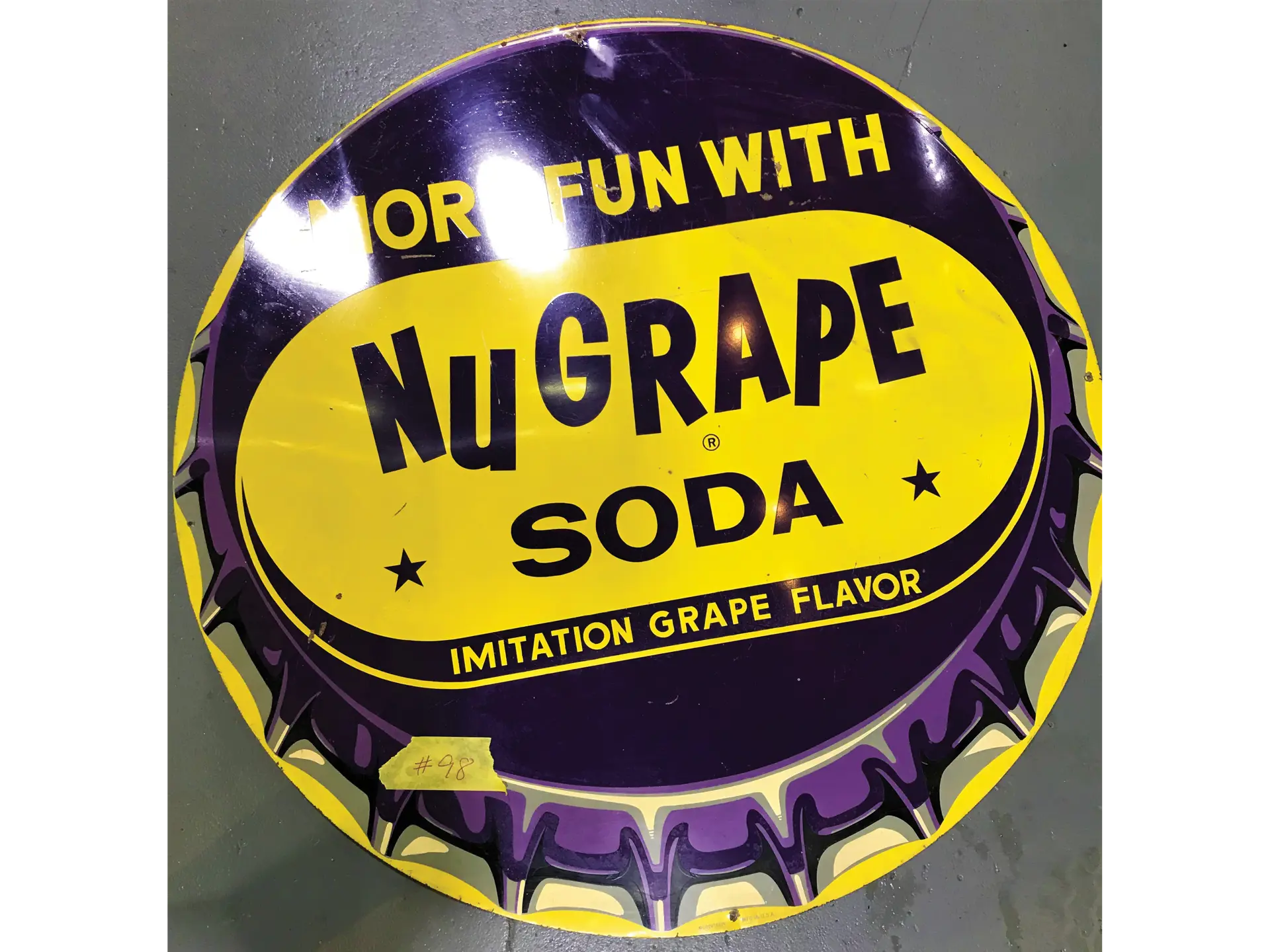 NuGrape Soda Sign | Auburn Fall 2018 | RM Sotheby's