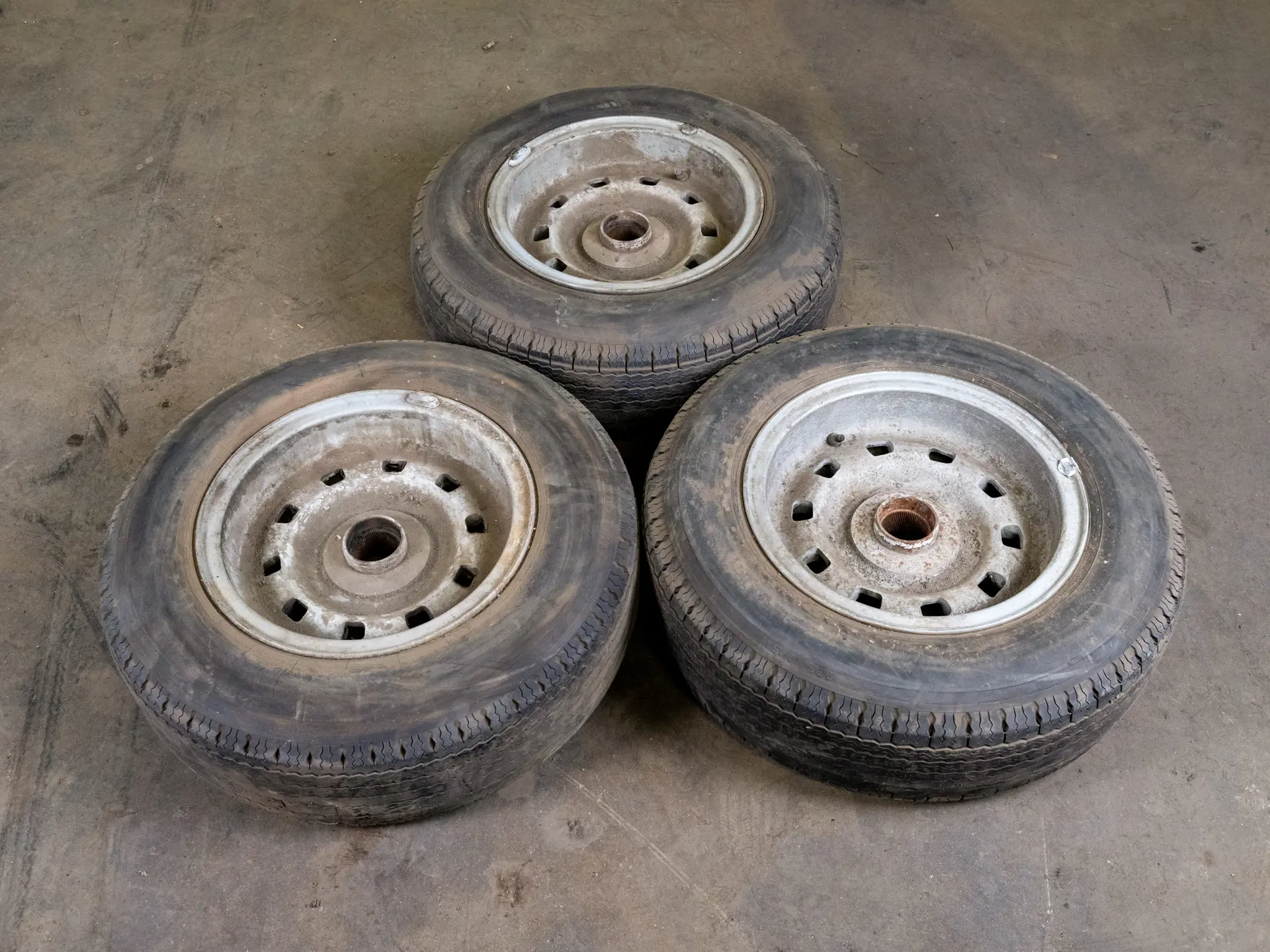 Three 15-Inch Campagnolo Ferrari Wheels | The Junkyard: Online | RM ...