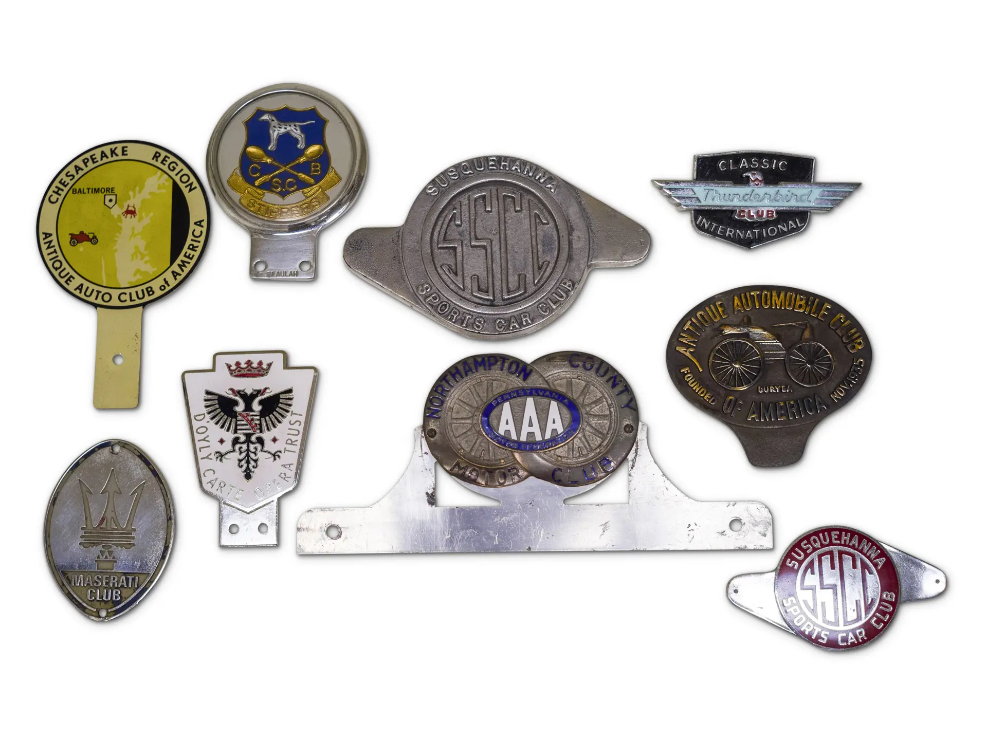 Assortment of License Plate Toppers and Badges | THE MITOSINKA ...