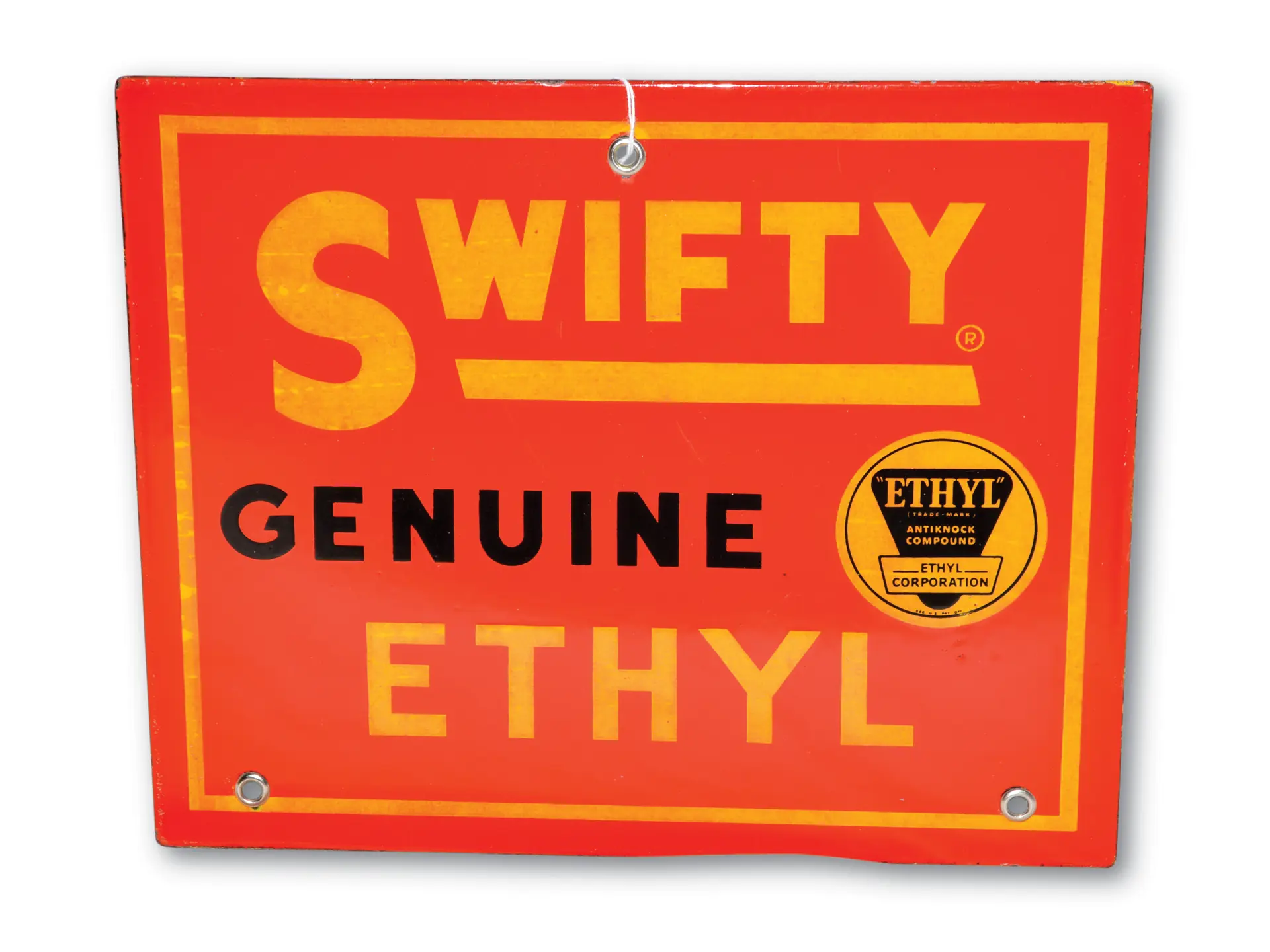 Swifty Genuine Ethyl with Logo Sign | Auburn Spring 2019 | RM Sotheby's