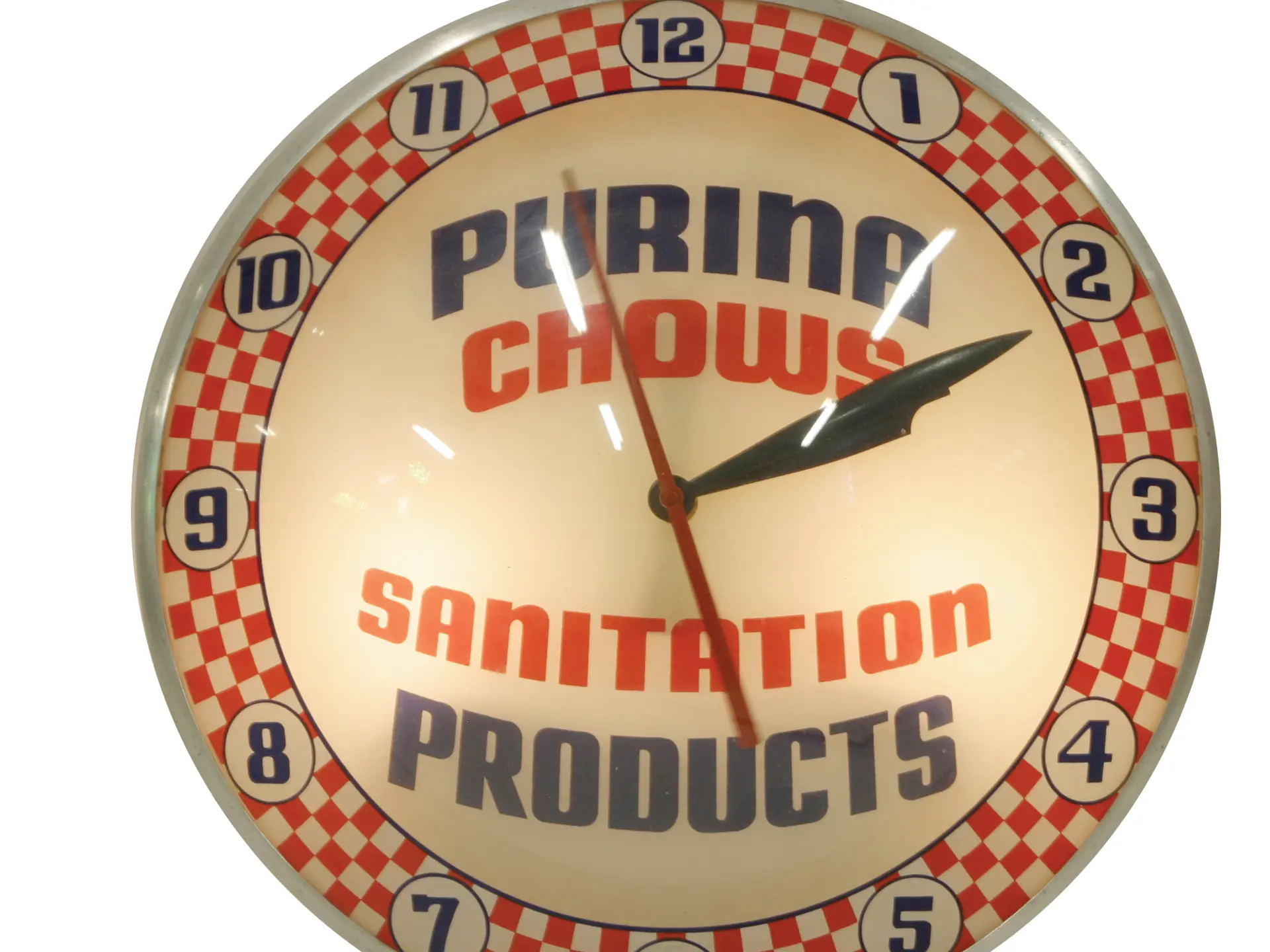 Purina Chows Sanitation Products Clock | The Dingman Ford Collection ...