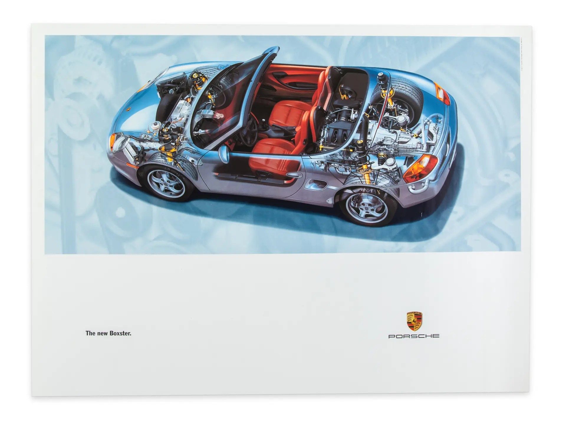 “The new Boxster.” Porsche Advertising Poster | The White Collection ...