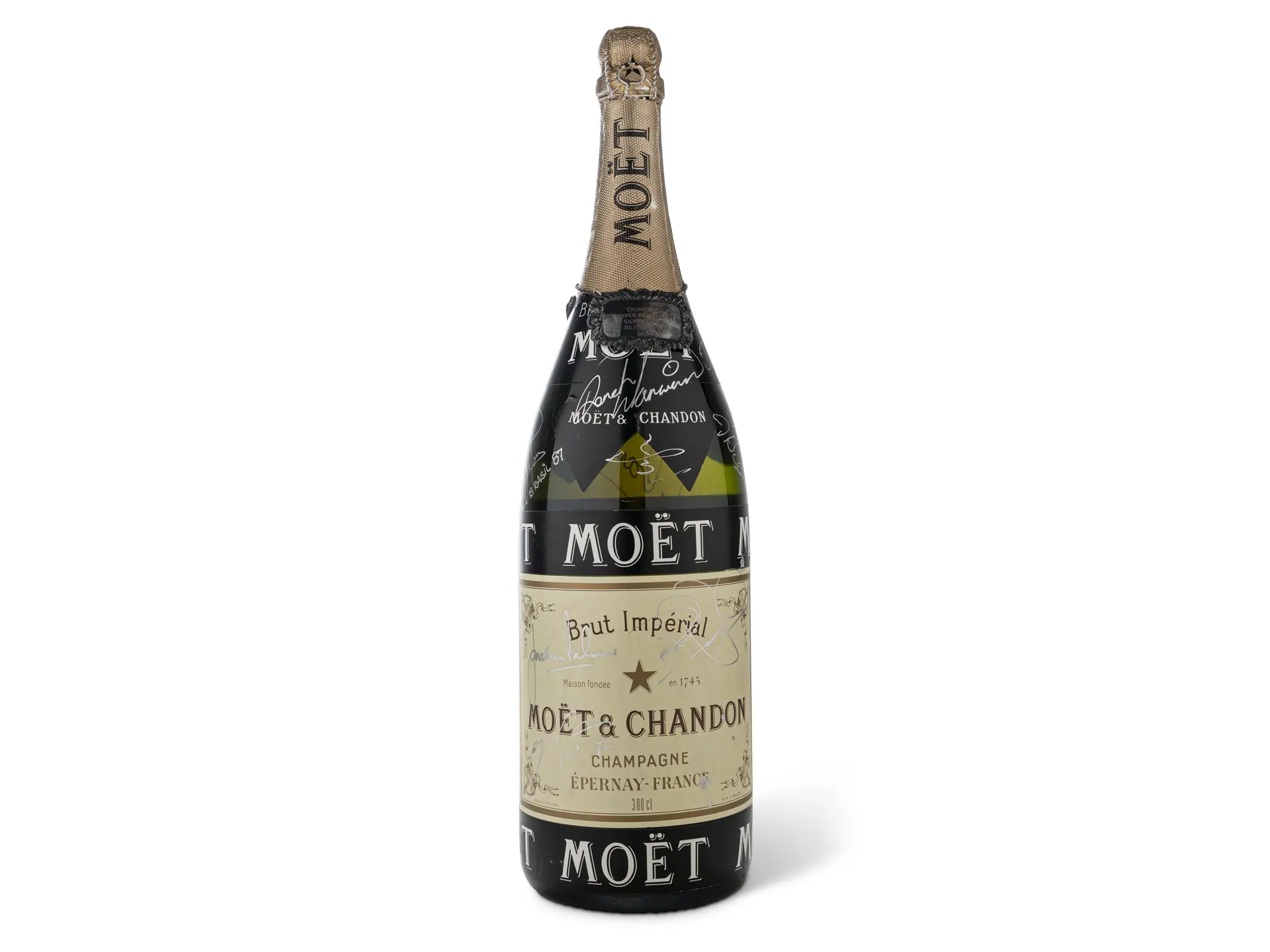1988 Signed Unopened Moët & Chandon Champagne Bottle British Grand Prix ...