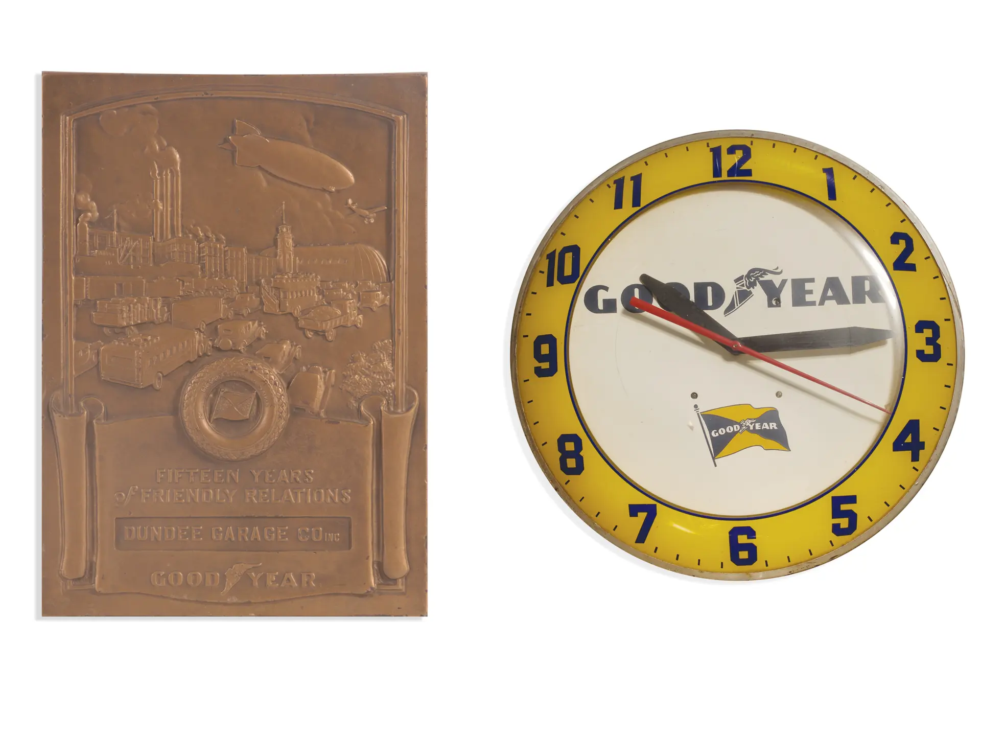GOODYEAR PLAQUE AND CLOCK | The Ponder Collection | RM Sotheby's