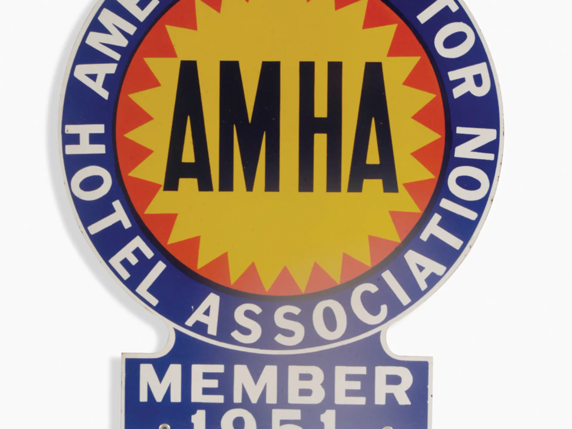 AMERICAN MOTOR HOTEL ASSOCIATION SIGN | The Ponder Collection | RM ...