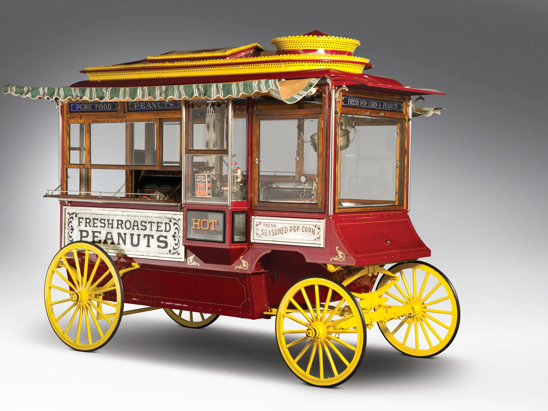 c. 1910 Cretors Popcorn and Peanut Wagon | The Milhous Collection | RM ...