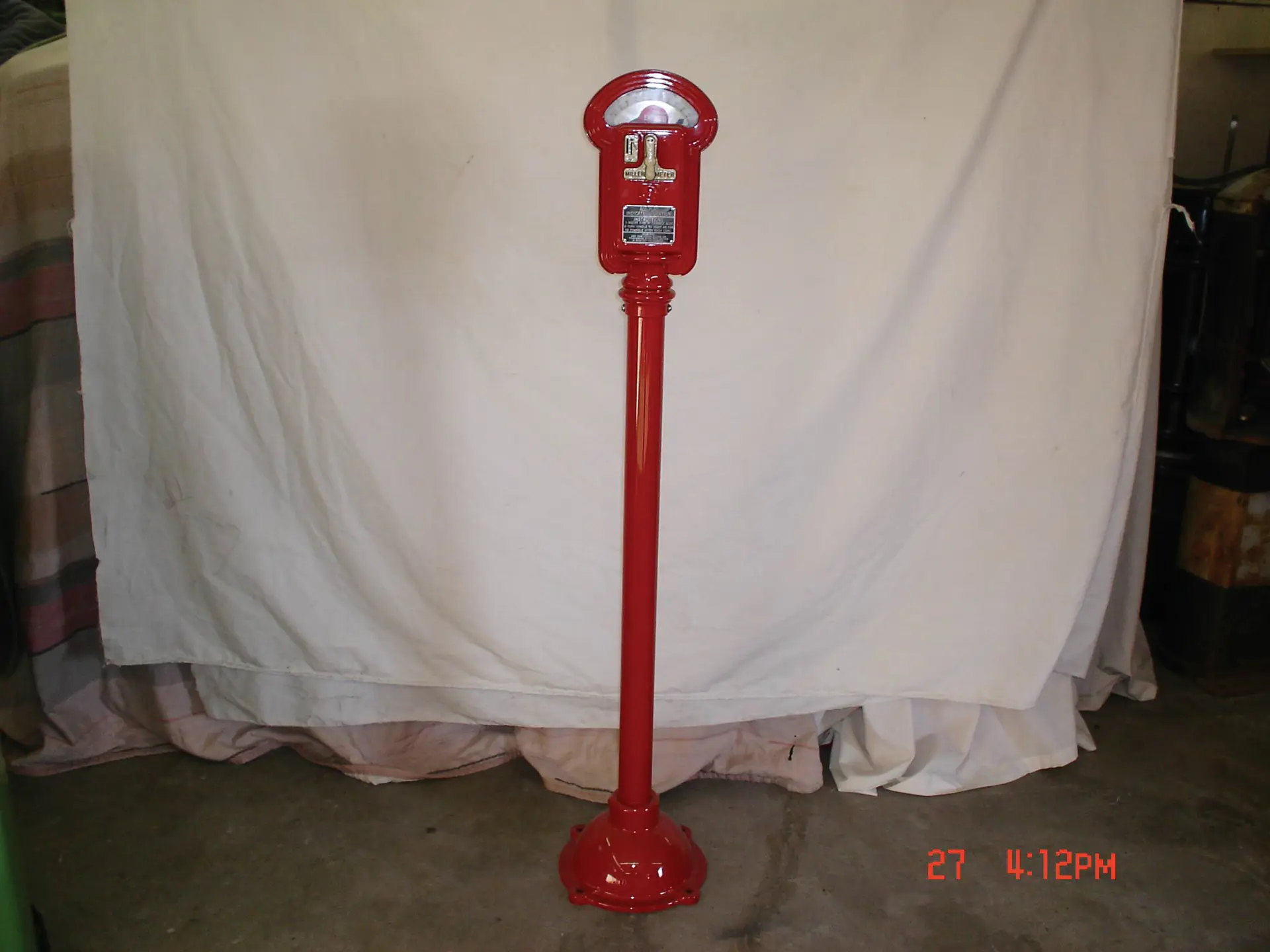 1940's Original restored, red parking meter. | The Florida Collector ...