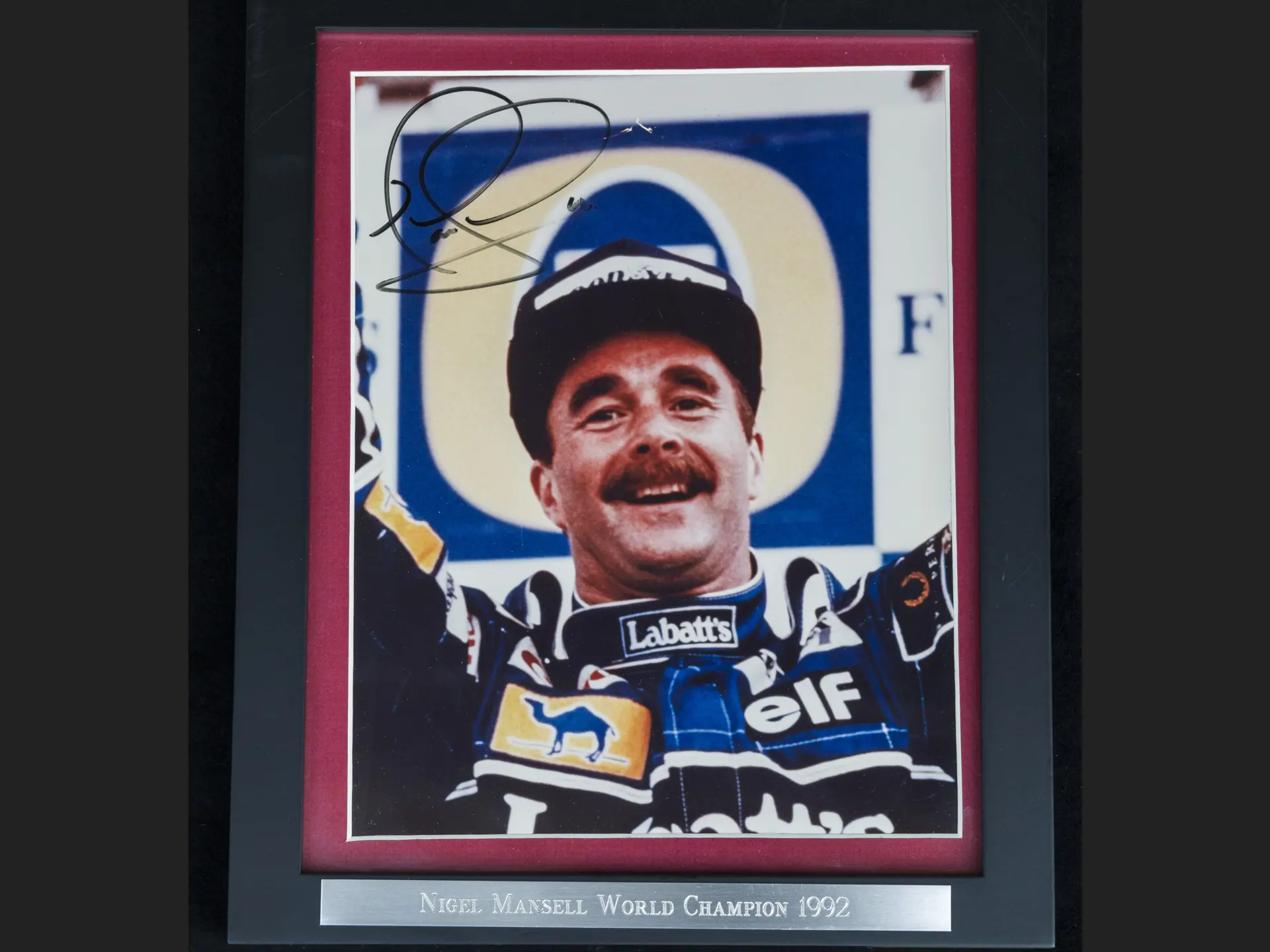 Nigel Mansell Signed Photograph | Open Roads, August 2021 | RM Sotheby's