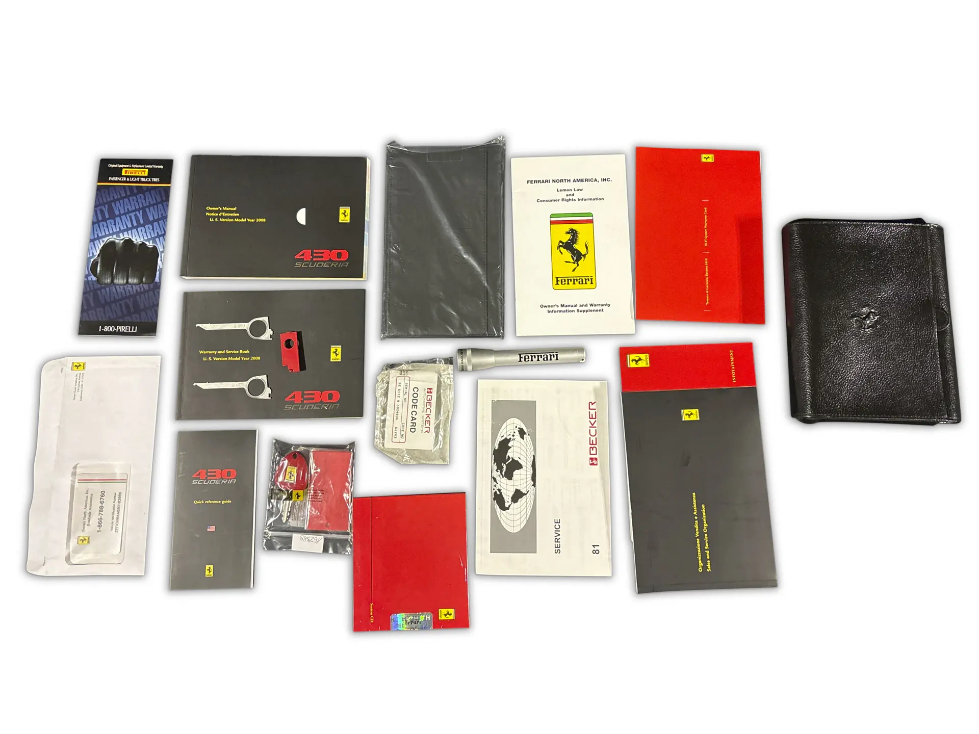 Ferrari 430 Scuderia Booklets and Manuals with Pouch | The Cohen ...