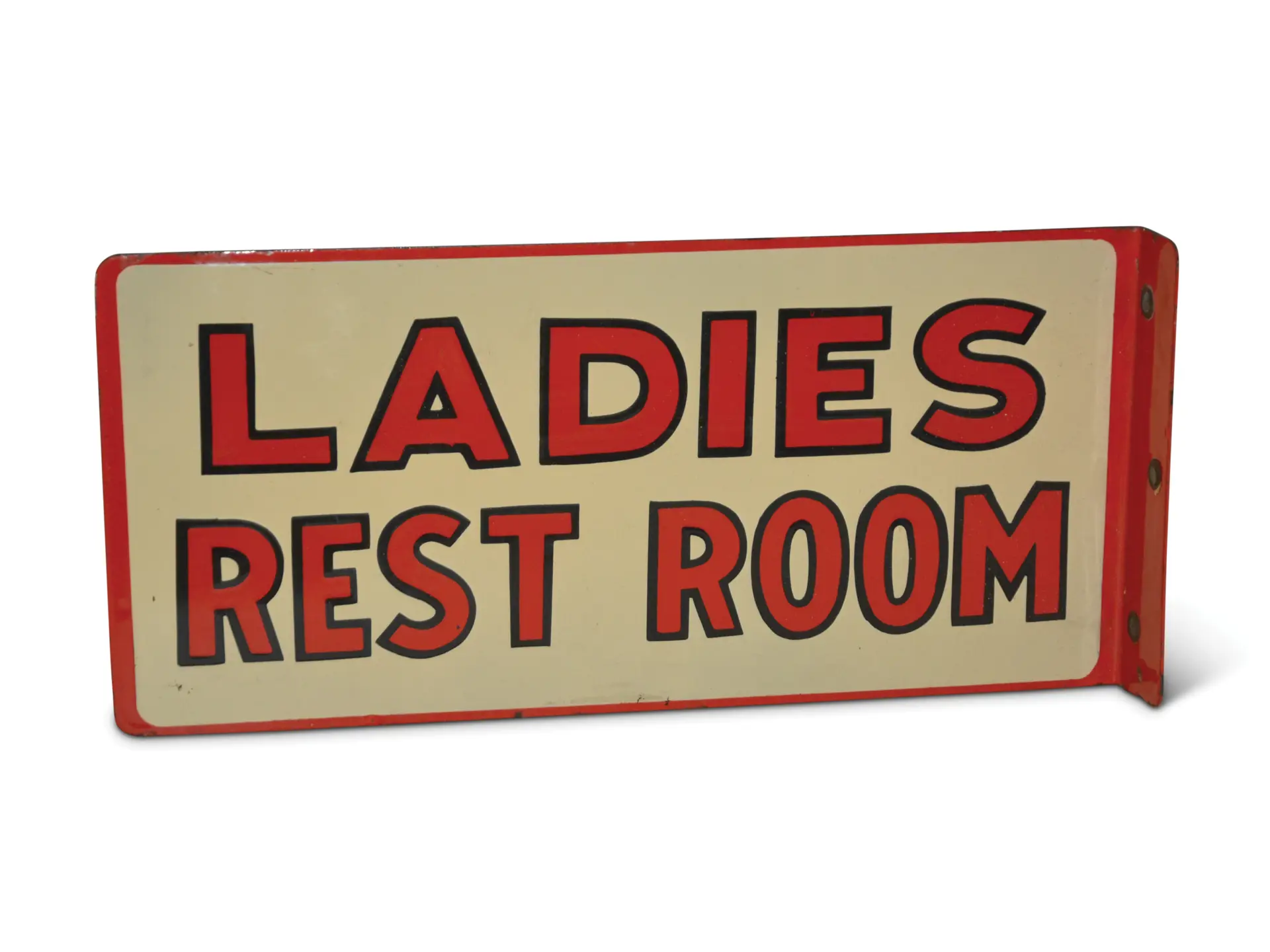 Shell Restroom Porcelain Flange Sign | Auburn Fall 2019 | RM Sotheby's