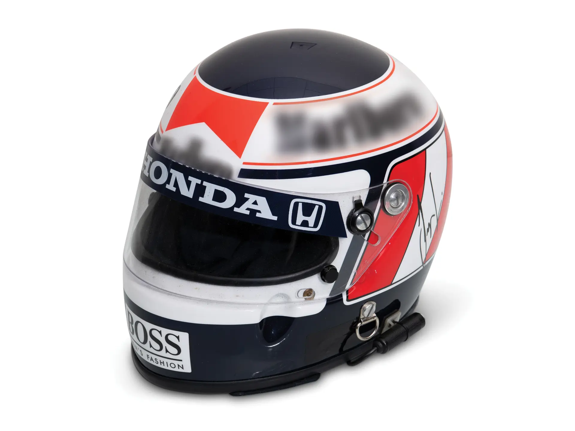 Gerhard Berger McLaren Honda Signed Replica Helmet, 1990 | Online Only ...