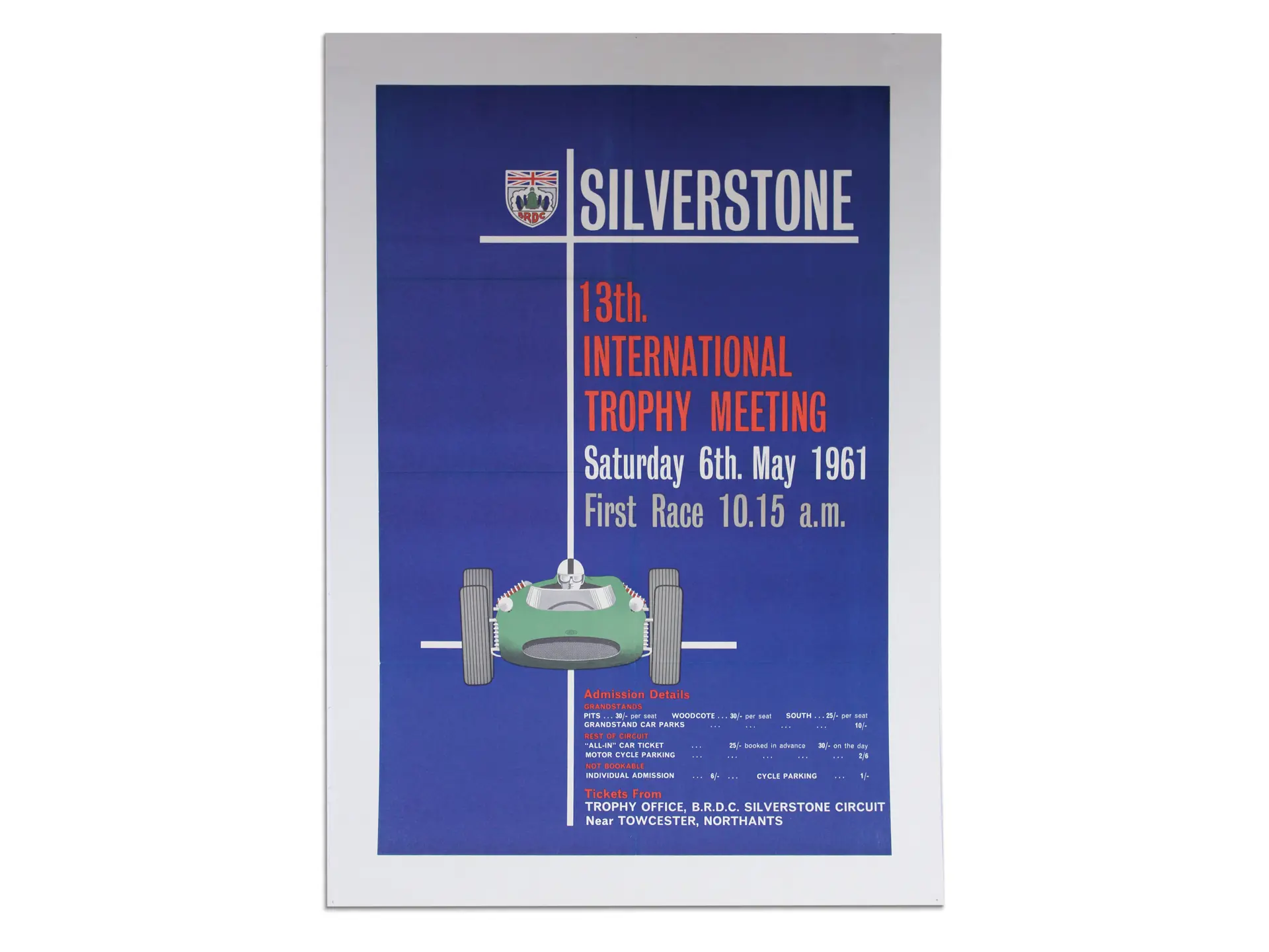 "Silverstone 13th International Trophy Meeting Saturday 6th May 1961 ...