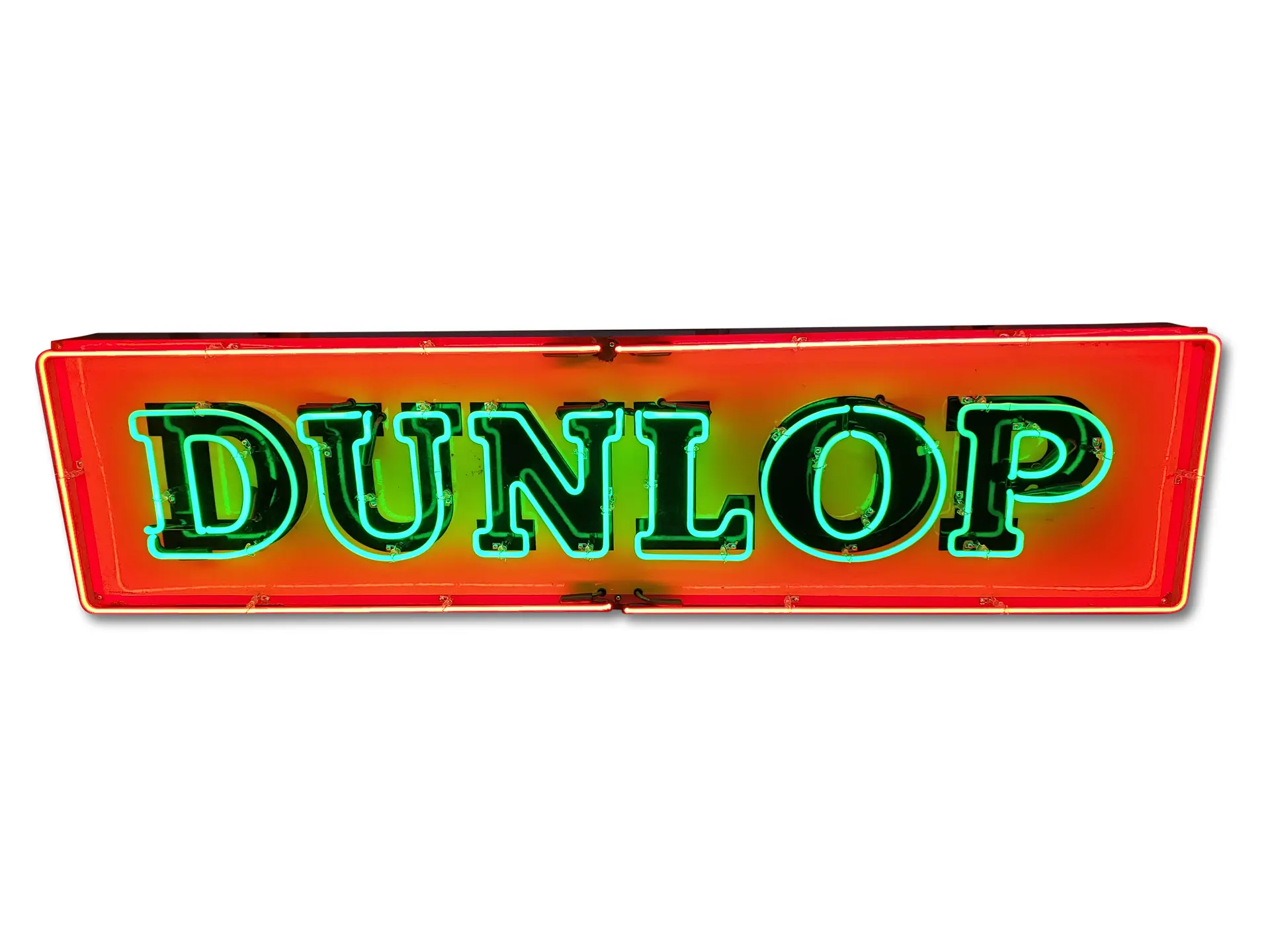 Dunlop Neon Porcelain Sign | Driving into Summer | RM Sotheby's