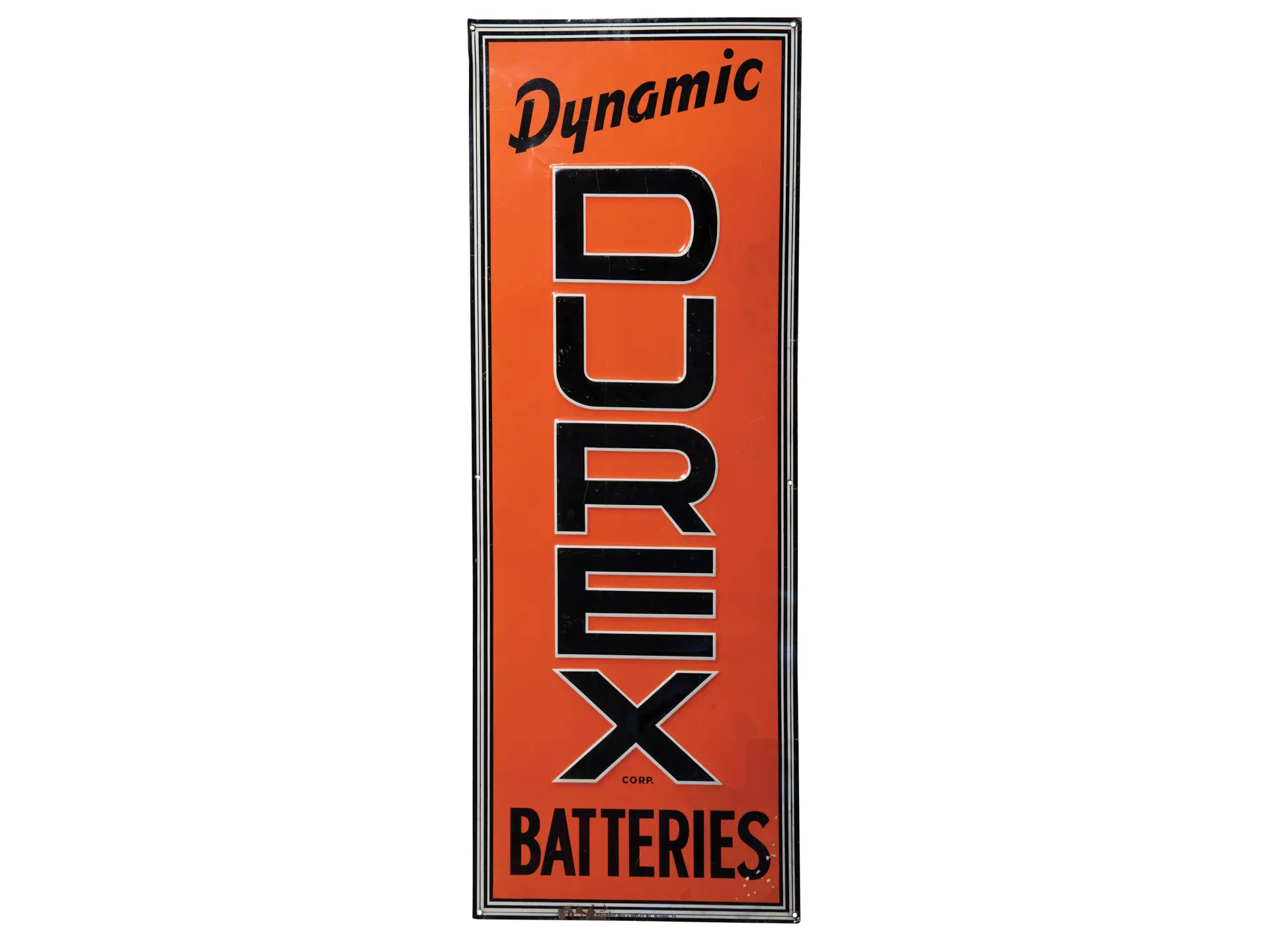 Durex Dynamic Batteries Sign | The Dingman Collection | RM Sotheby's