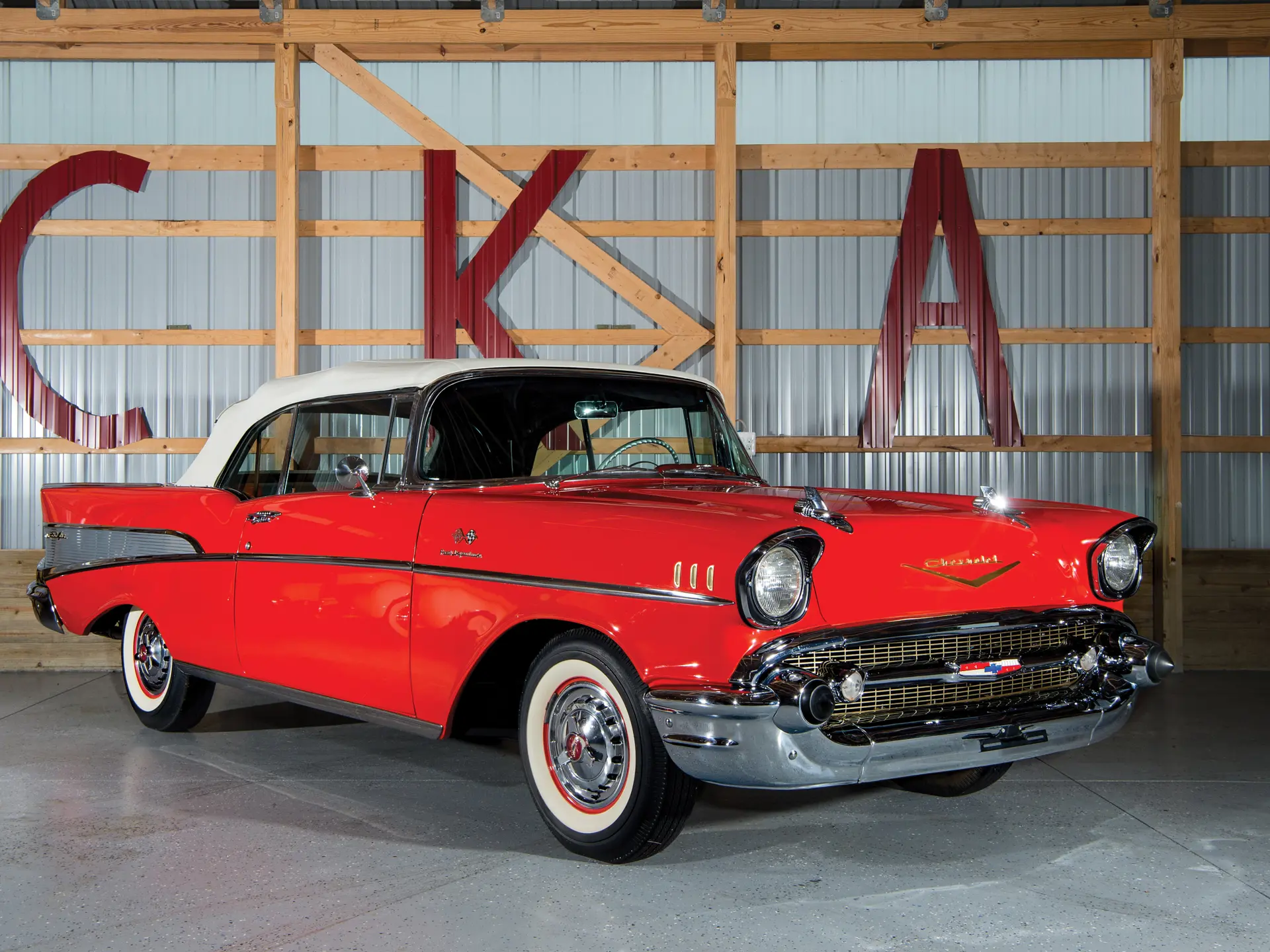 1957 Chevrolet Bel Air 'Fuel-Injected' Convertible | Hershey 2018 | RM ...