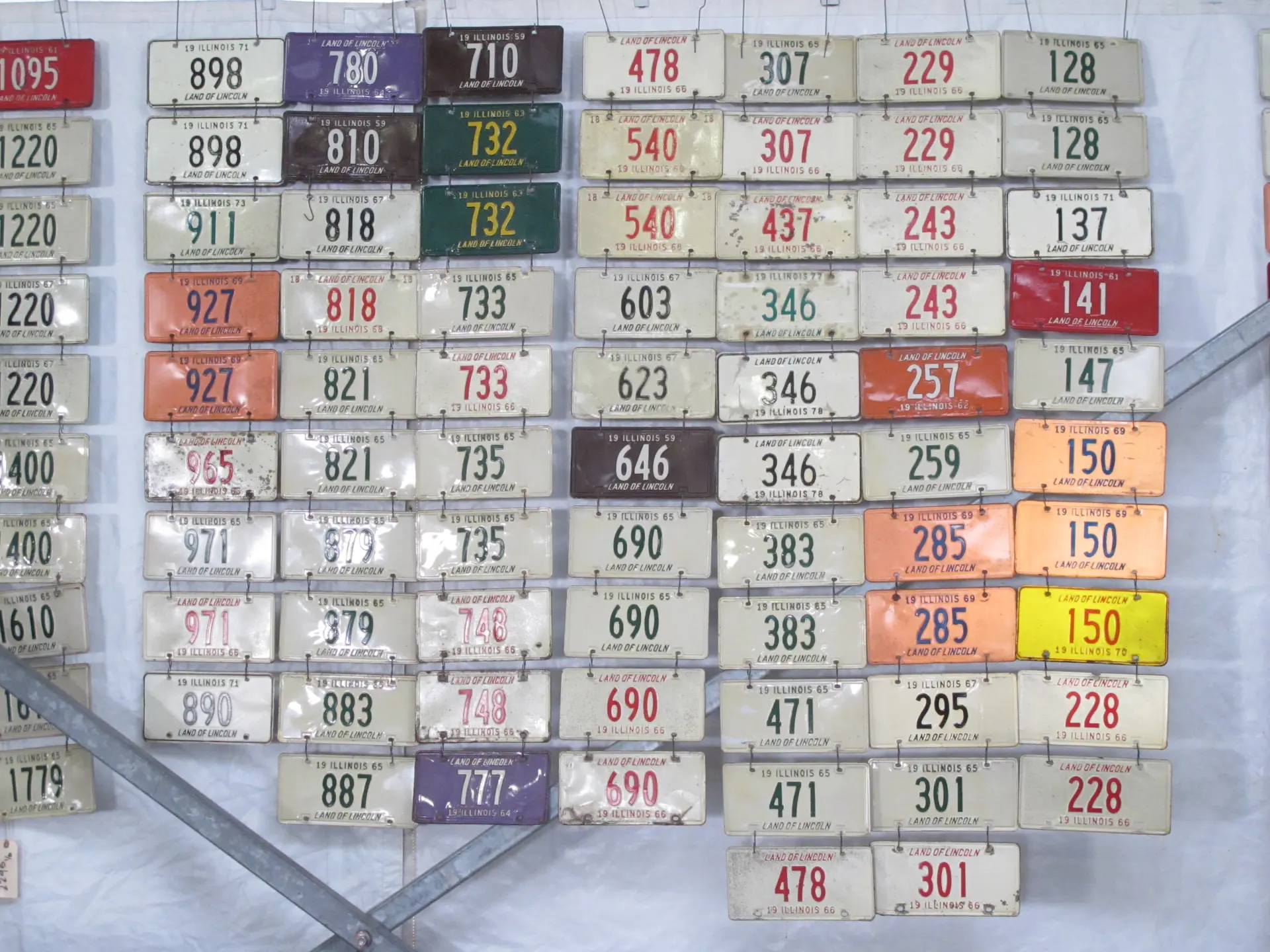 Illinois Three Digit License Plates | The Lee Roy Hartung Collection ...