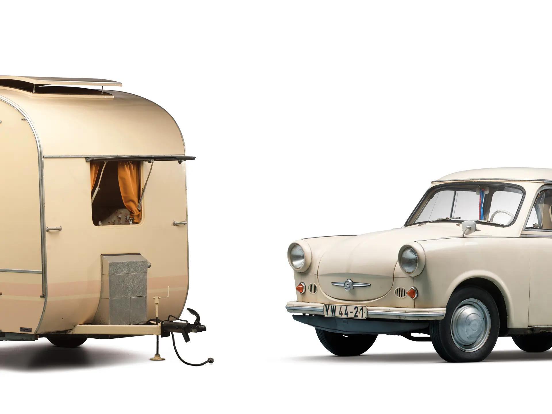 1958 Trabant P50 and Weferlinger Heimstolz Camping Trailer | The Bruce Weiner Microcar Museum ...