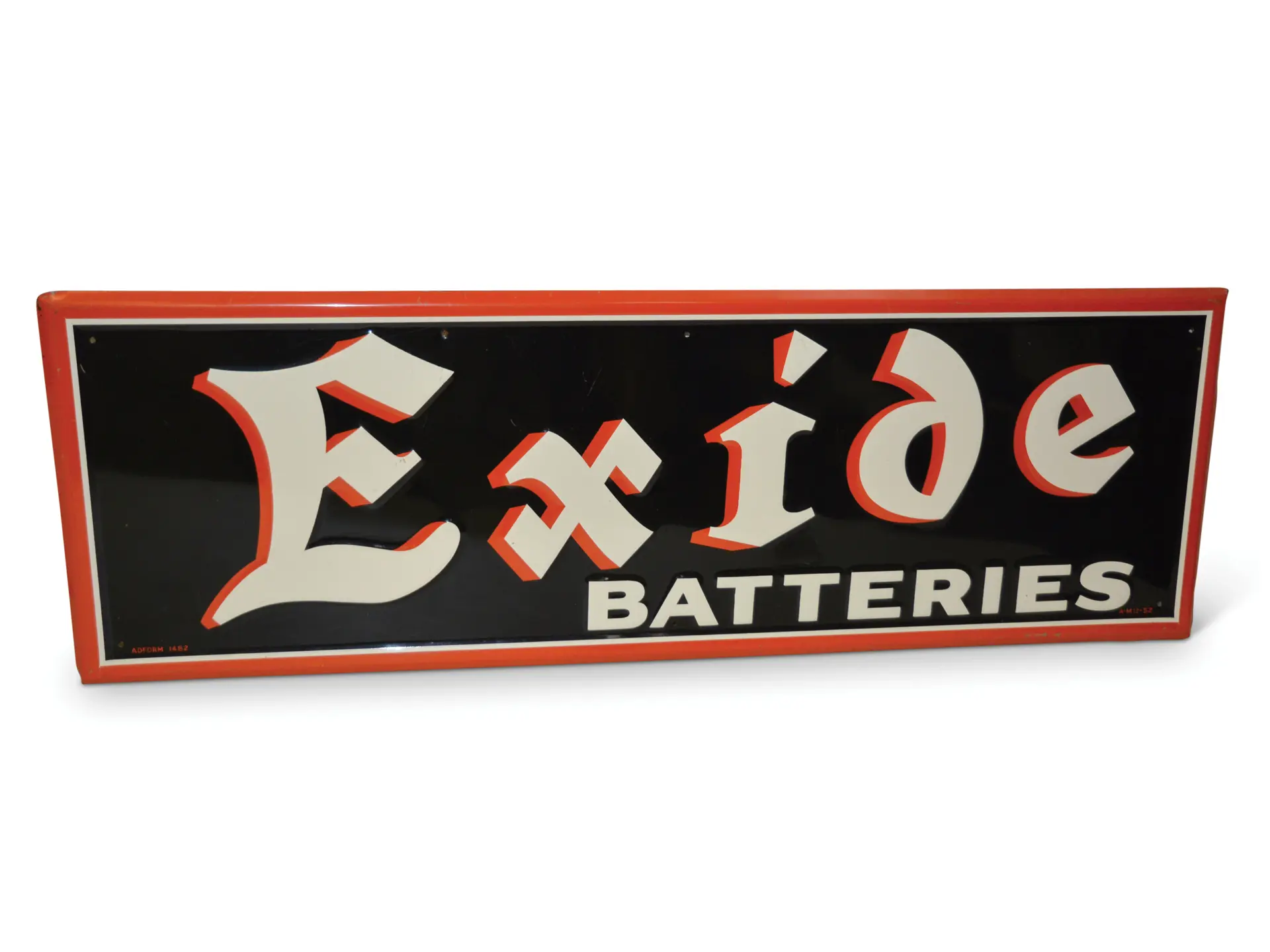 Exide Batteries Metal Sign | Auburn Fall 2019 | RM Sotheby's