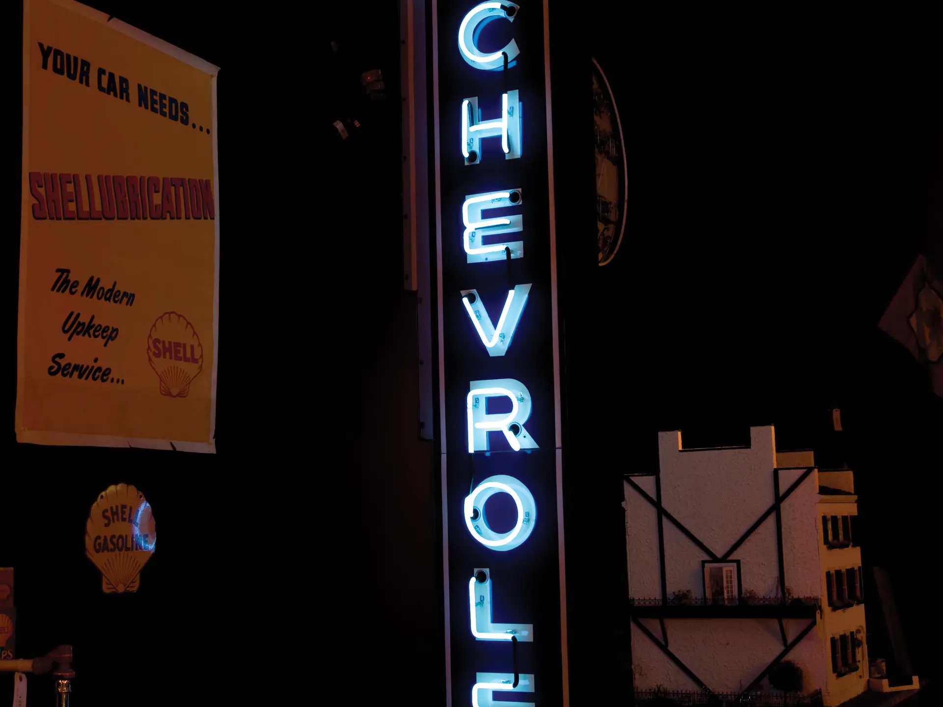 Chevrolet Dealership Sign with Clock | The Milhous Collection | RM ...
