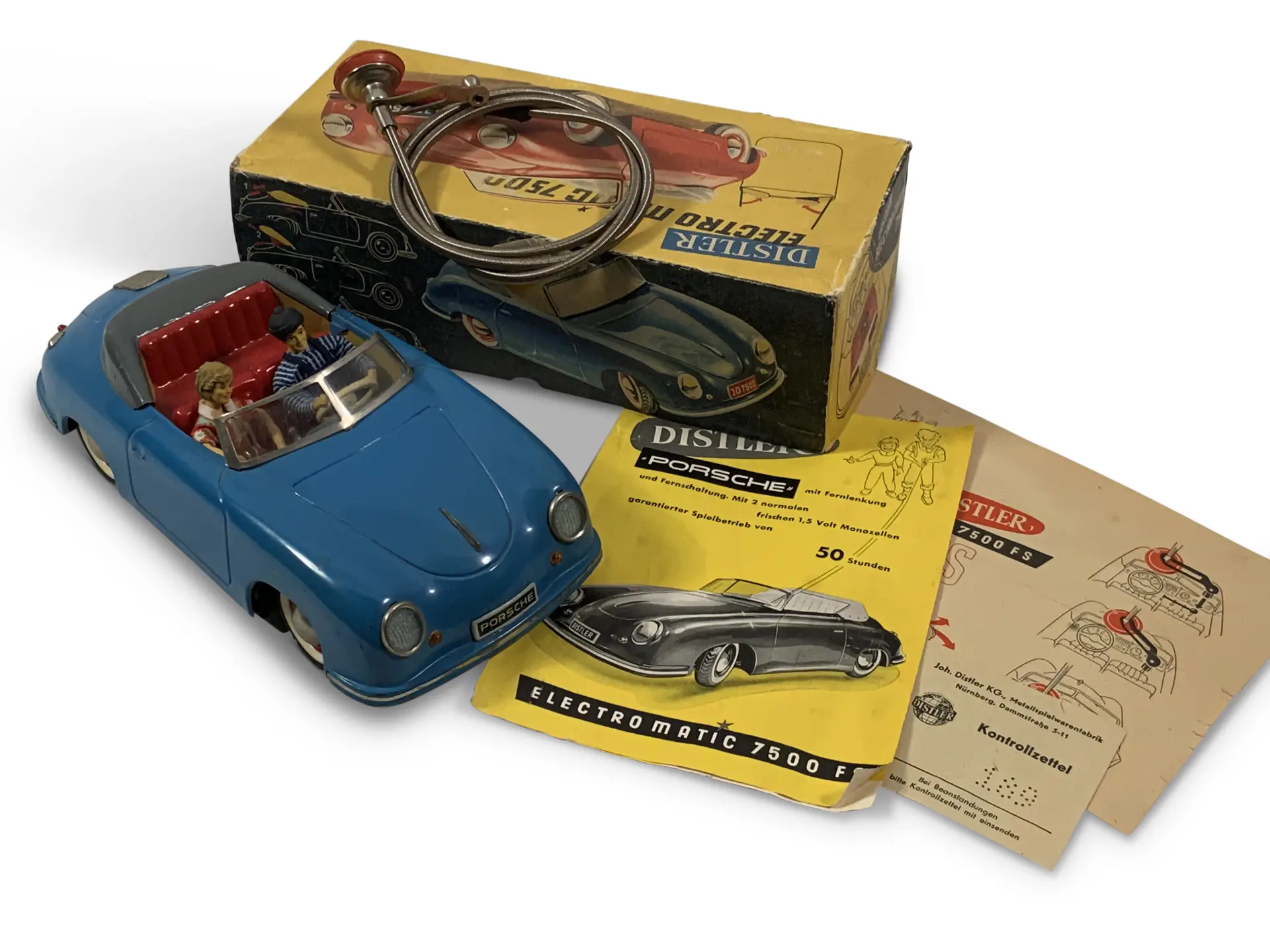 Distler Electro-Matic 7500 with Porsche License Plate | A Lifetime of ...
