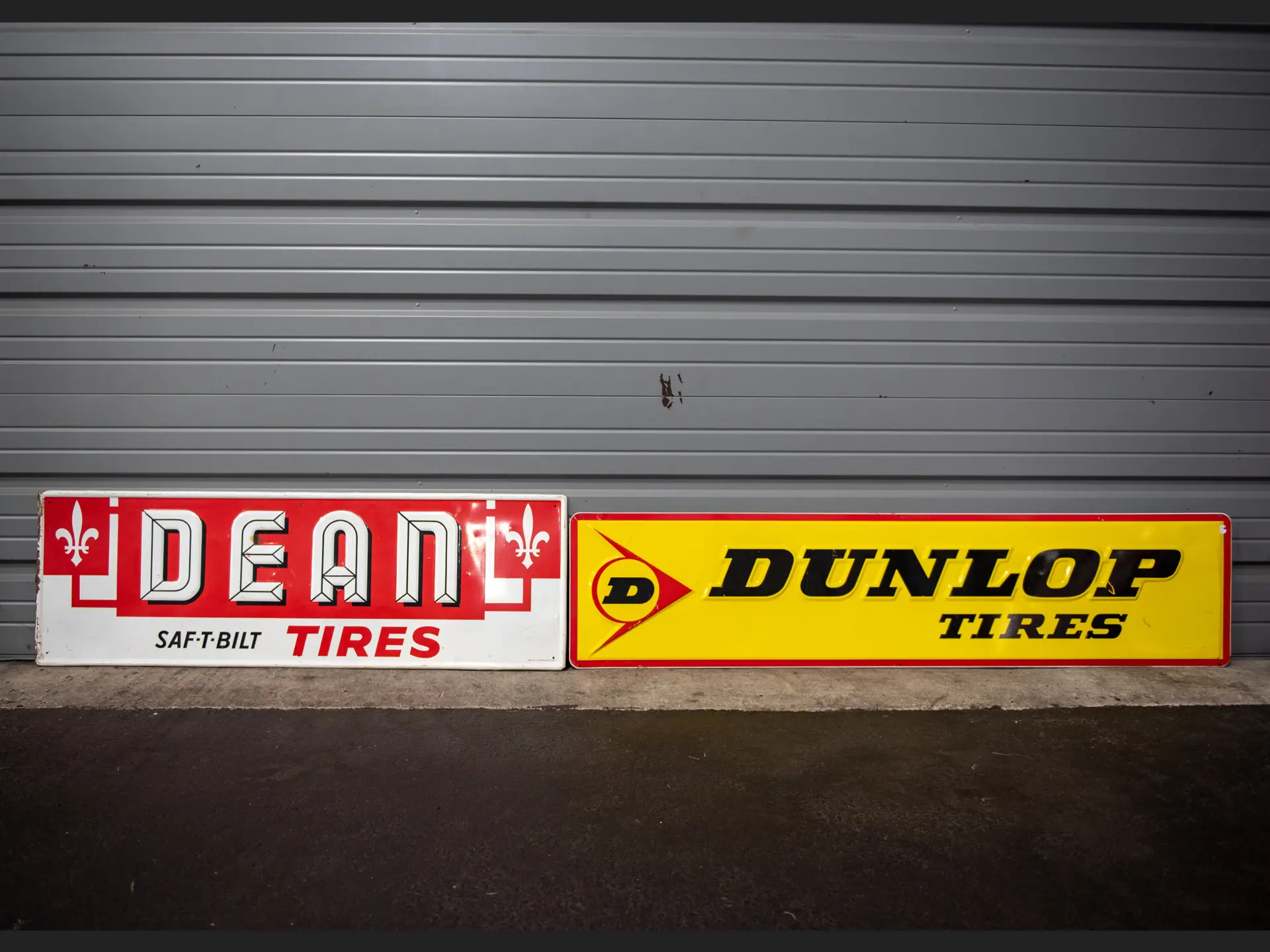 Dunlop and Dean Tire Signs | Auburn Fall 2021 | RM Sotheby's