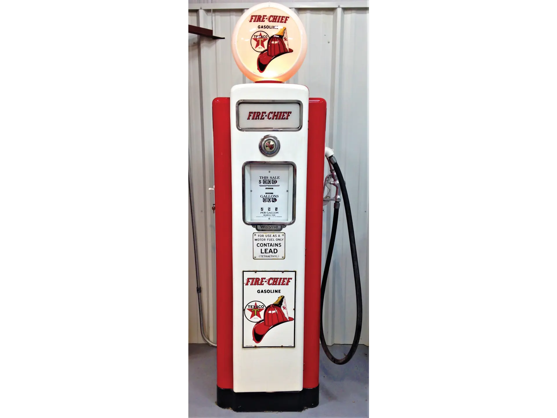 Wayne 70 Texaco Fire-Chief Gas Pump, Restored | Auburn Fall 2018 | RM ...