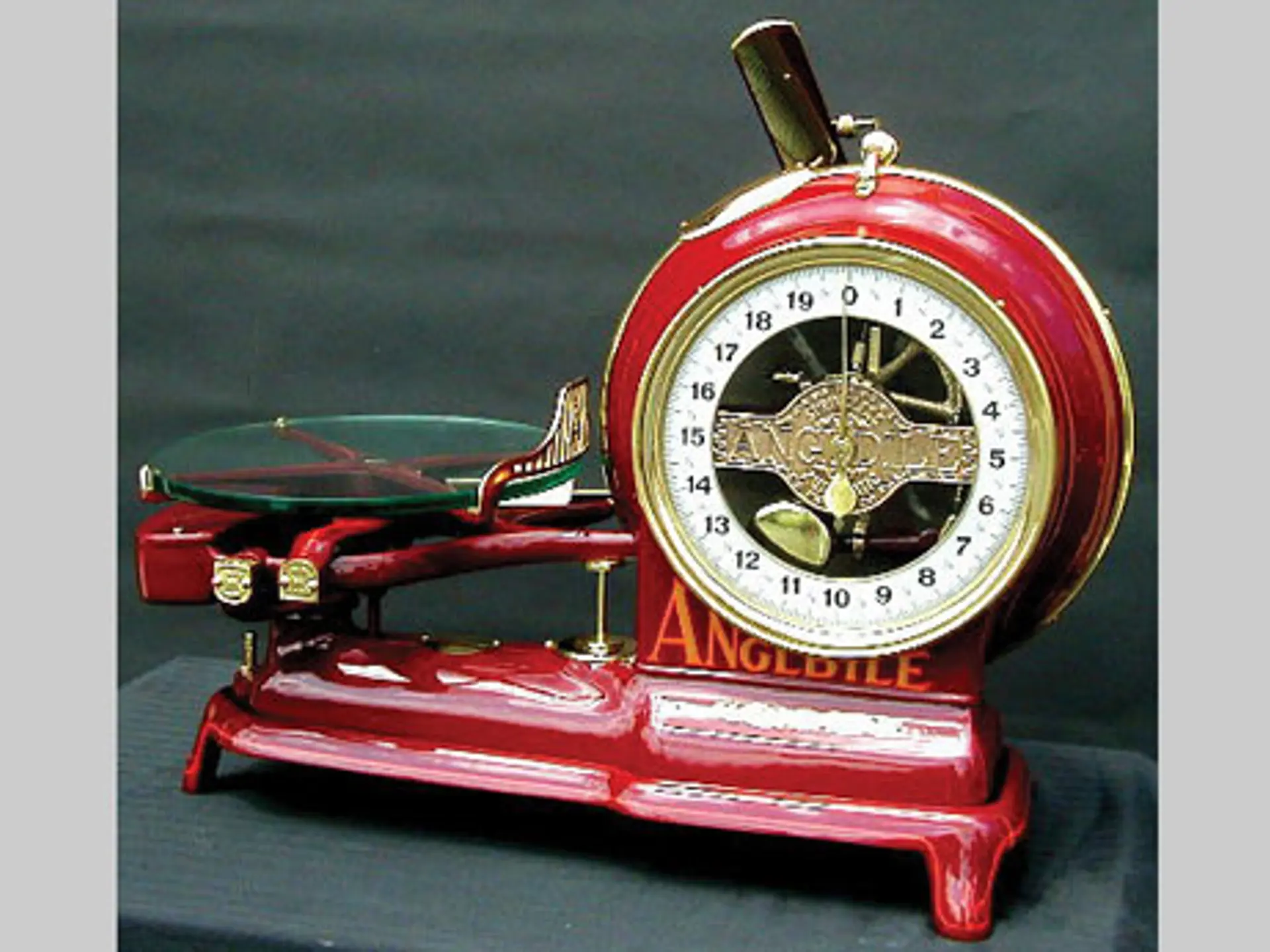 1900 Angldile computing scale with back mirror | Collector Cars of Fort ...