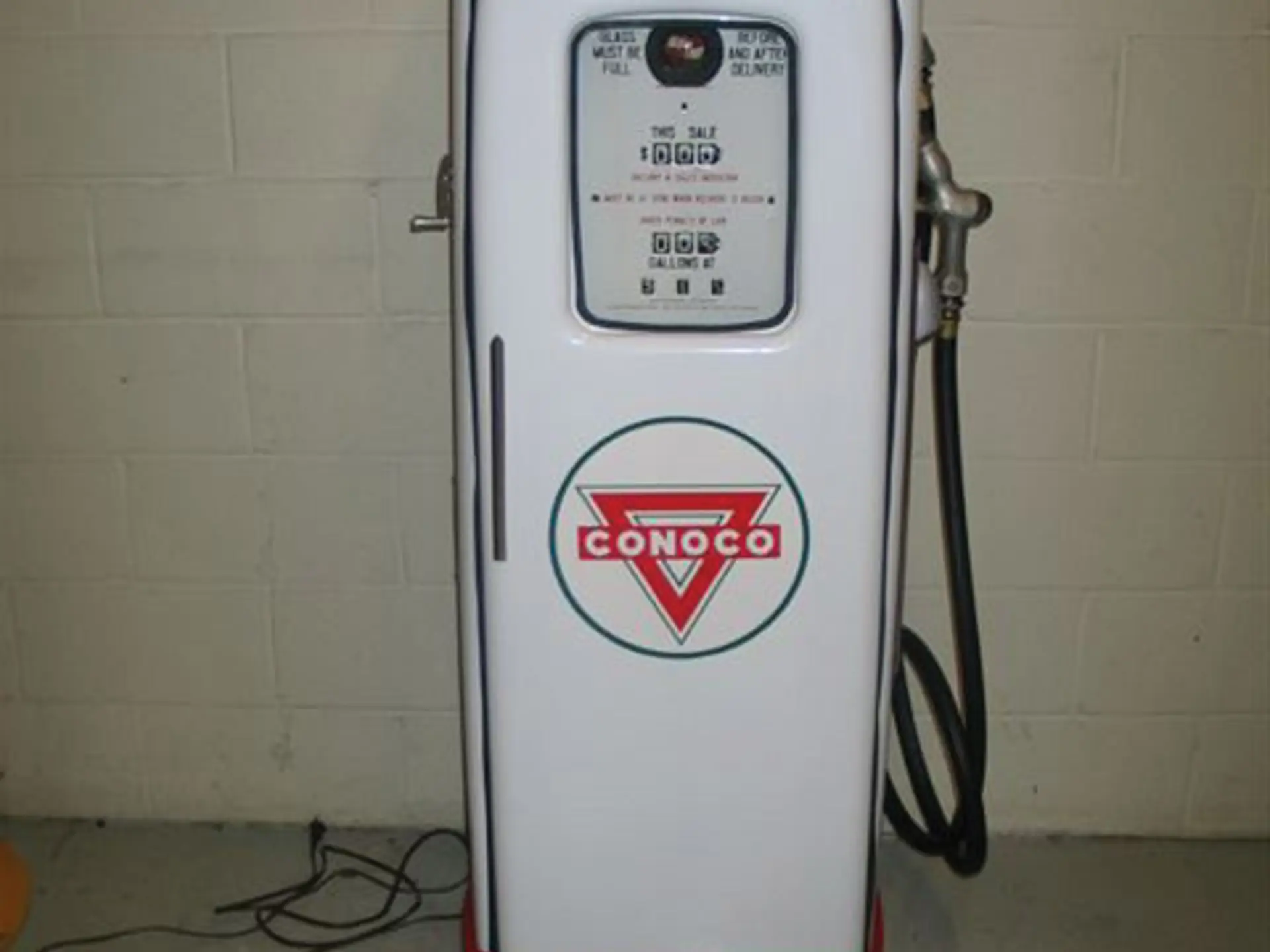 1940's Conoco Ethyl Script Top Pump | The Florida Collector Car Auction ...