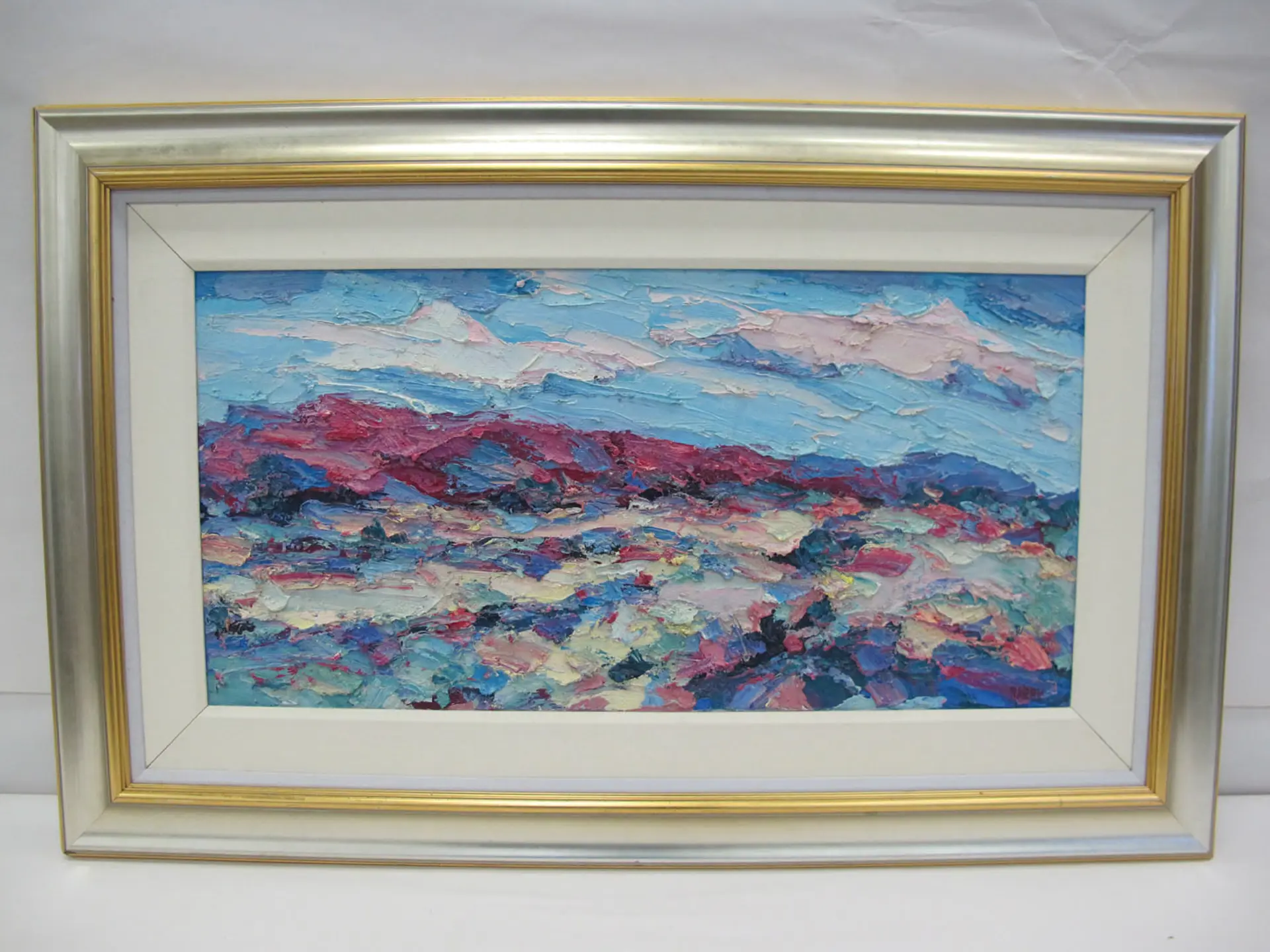 Oil Painting Scrape by Jim Rabby 1/90-Abquins Treasure Hunt 31 1/2"x 49 1/2" | Auburn Spring ...