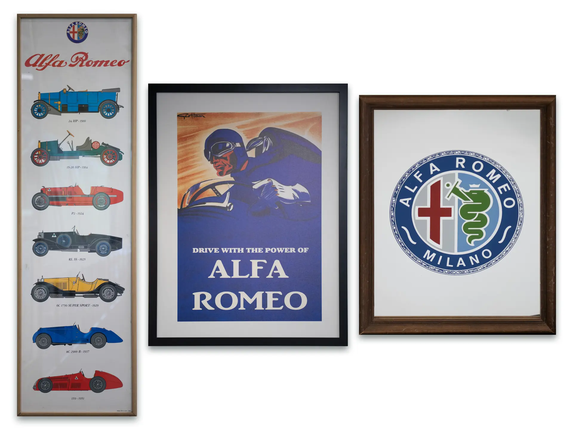 Alfa Romeo Framed Artwork | Gene Ponder Collection | RM Sotheby's
