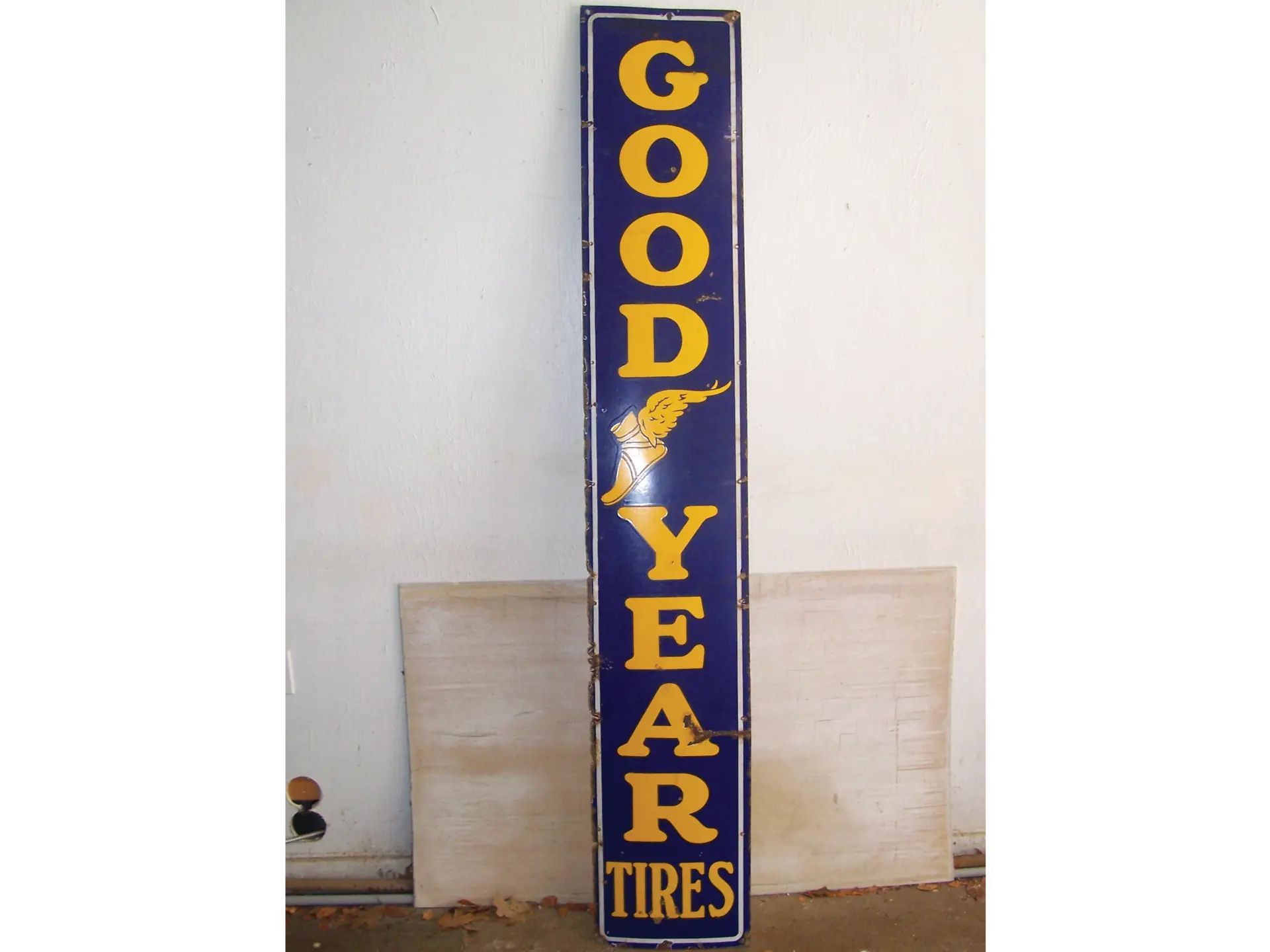 Goodyear Tires Vertical Porcelain Sign | Auburn Fall 2018 | RM Sotheby's