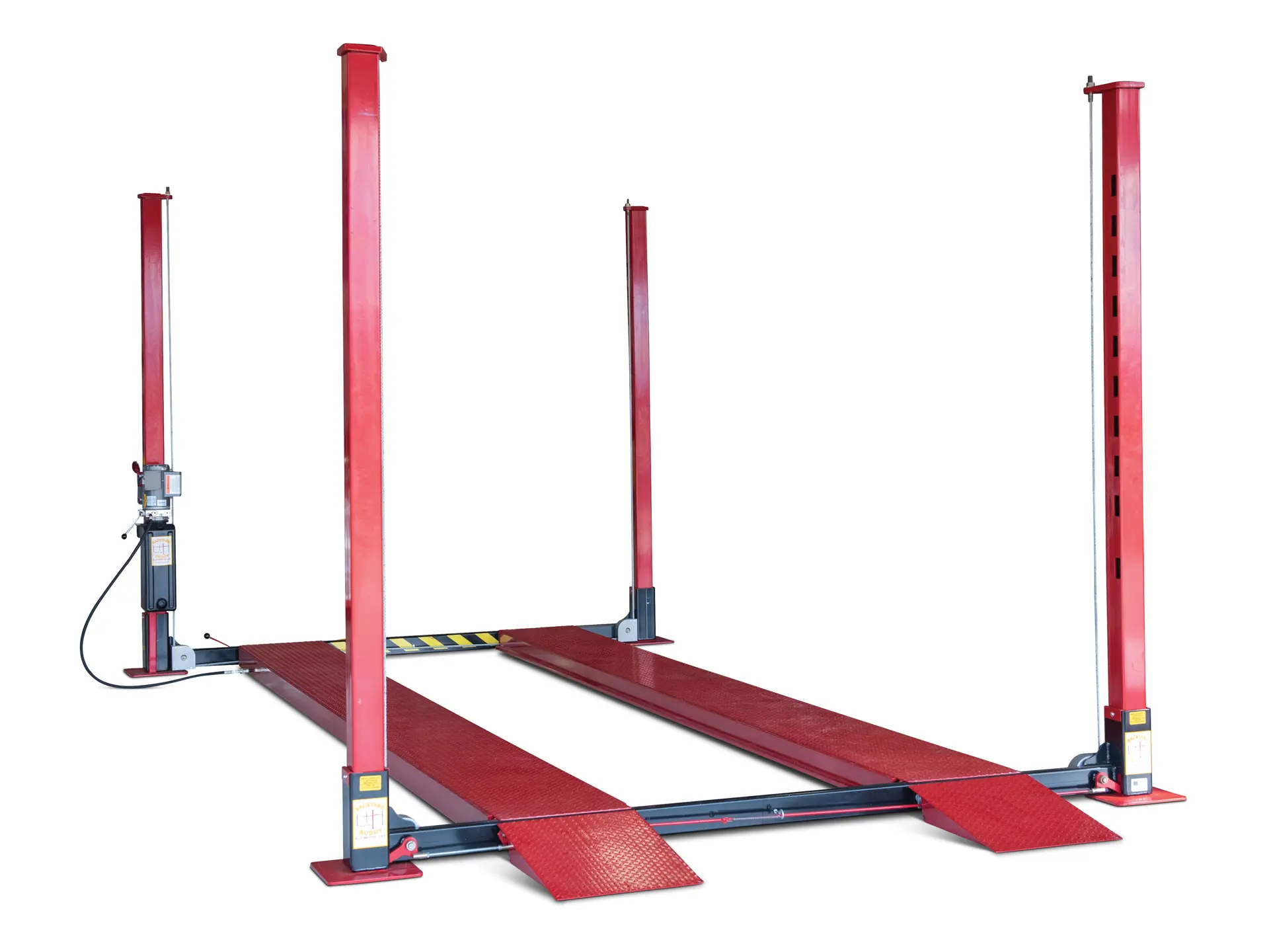 Backyard Buddy 7000 Four-Post Drive-On Lift | The Elkhart Collection ...