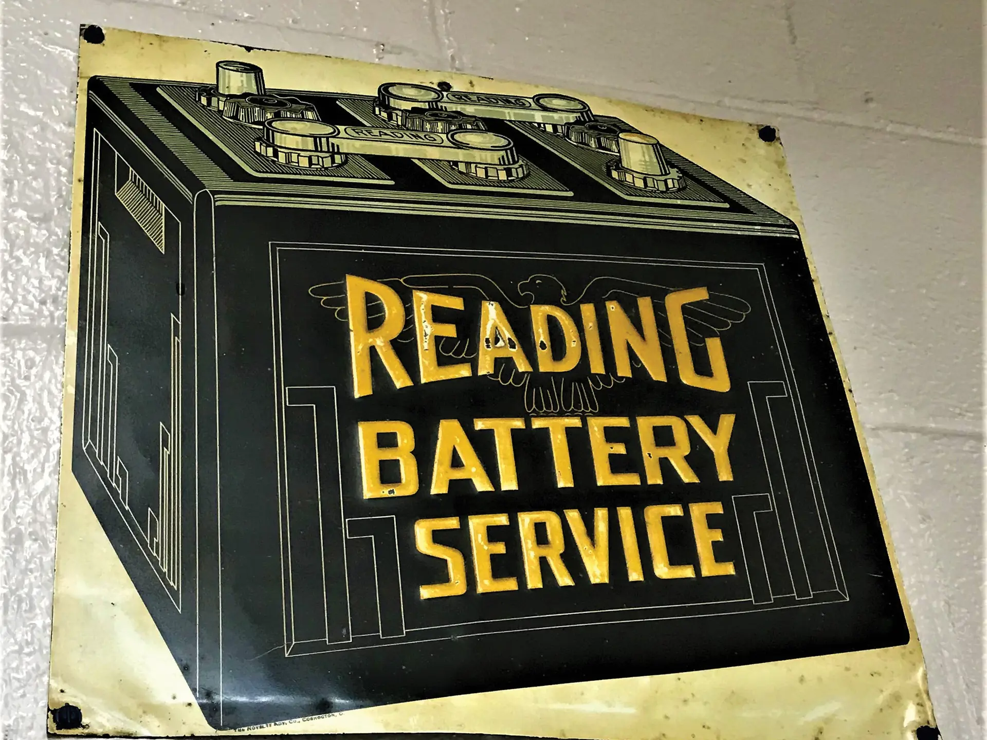 Reading Battery Service Sign | Auburn Fall 2018 | RM Sotheby's