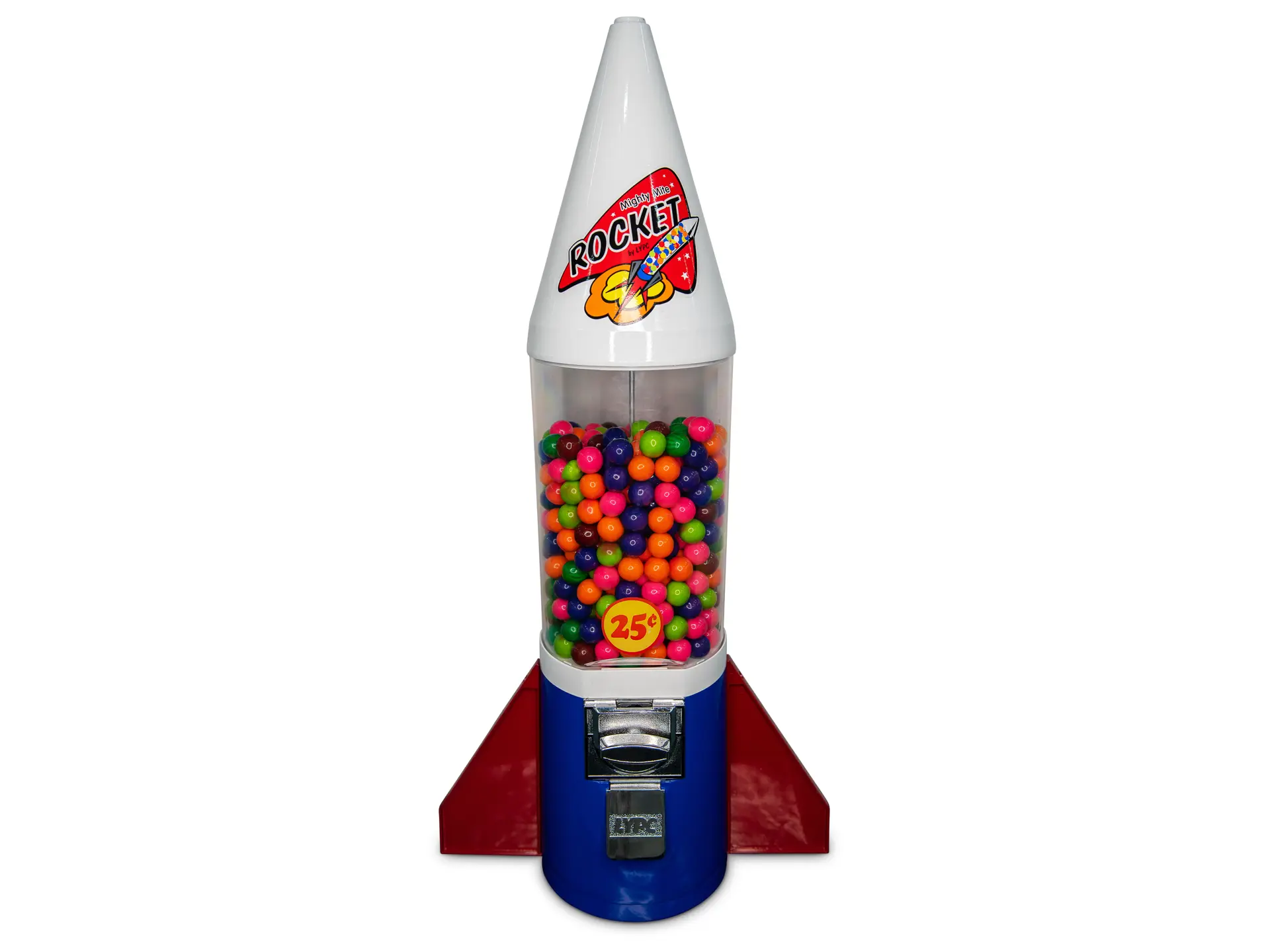 Mighty Mite Rocket-Themed LYPC 25¢ Gumball Machine | Handle with Fun ...