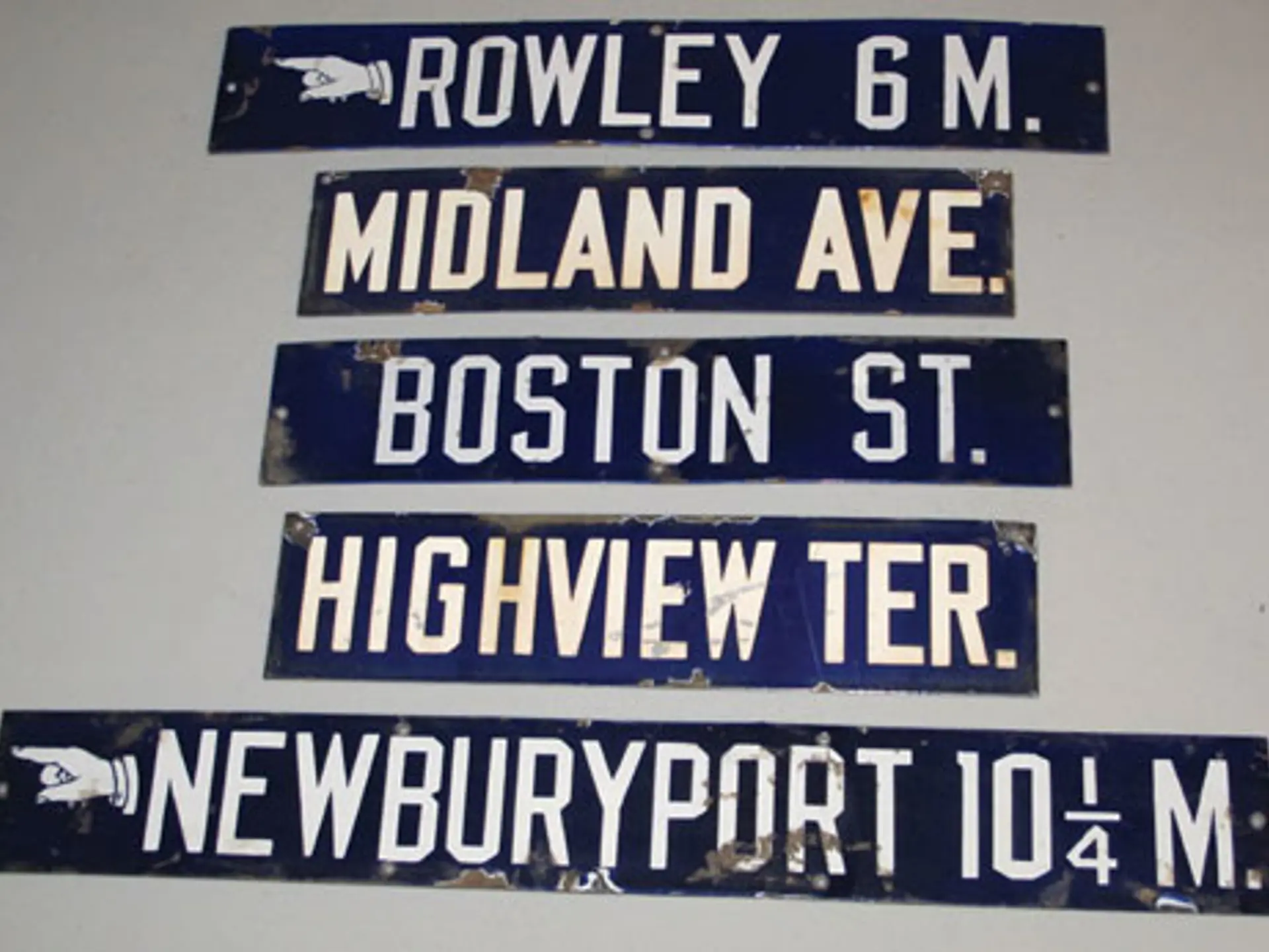 Road Signs - Porcelain / Wood | The Bennett Collection | RM Sotheby's