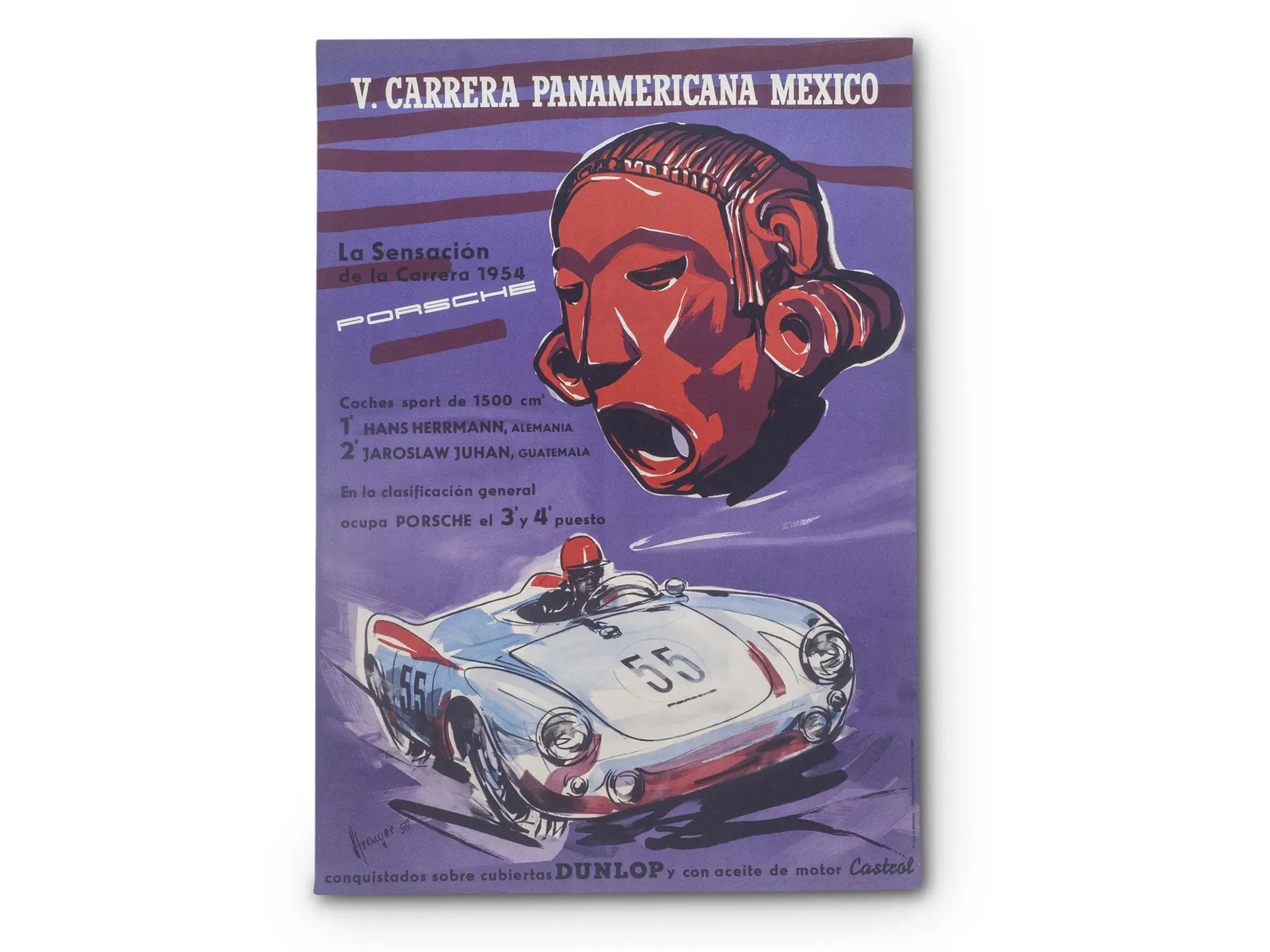 V Carrera Panamericana Mexico, 1954 | A Lifetime of Porsche Memorabilia ...