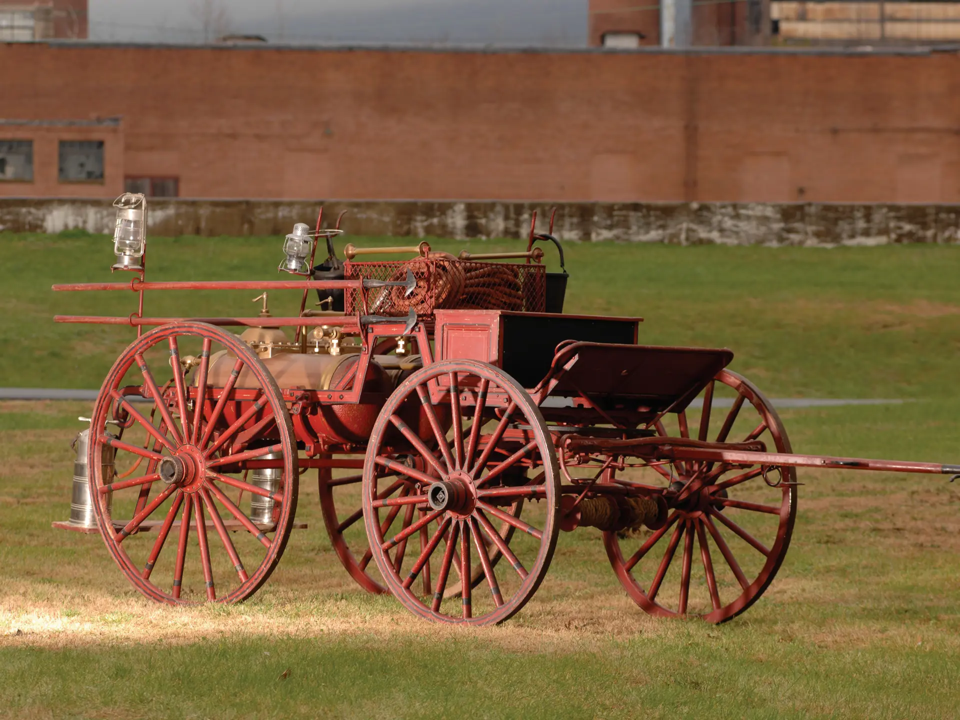 1895 Horse-Drawn Chemical Fire Wagon | Vintage Motor Cars at Hershey ...