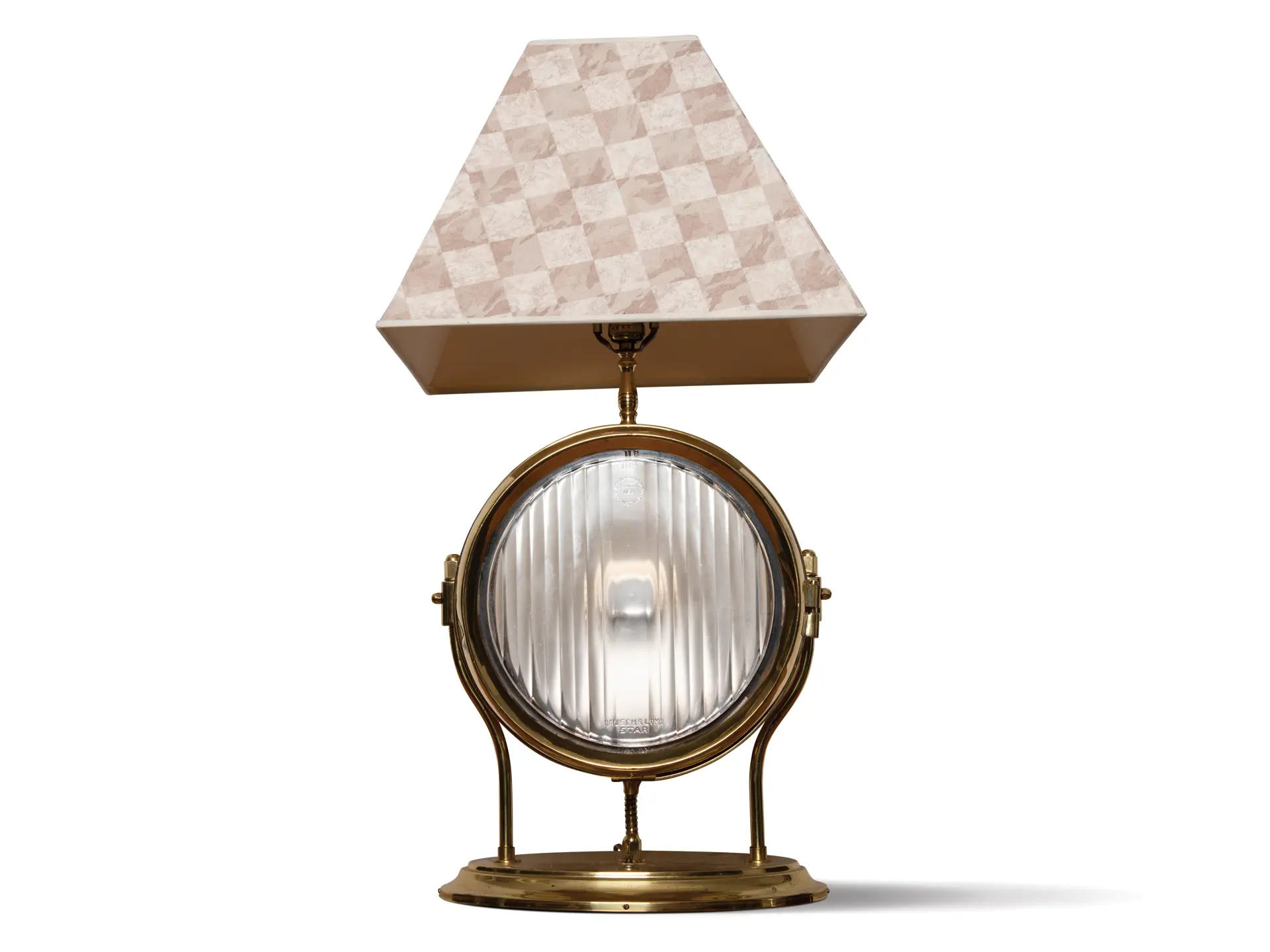 Brass Drum Headlight Table Lamp | The Guyton Collection | RM Sotheby's