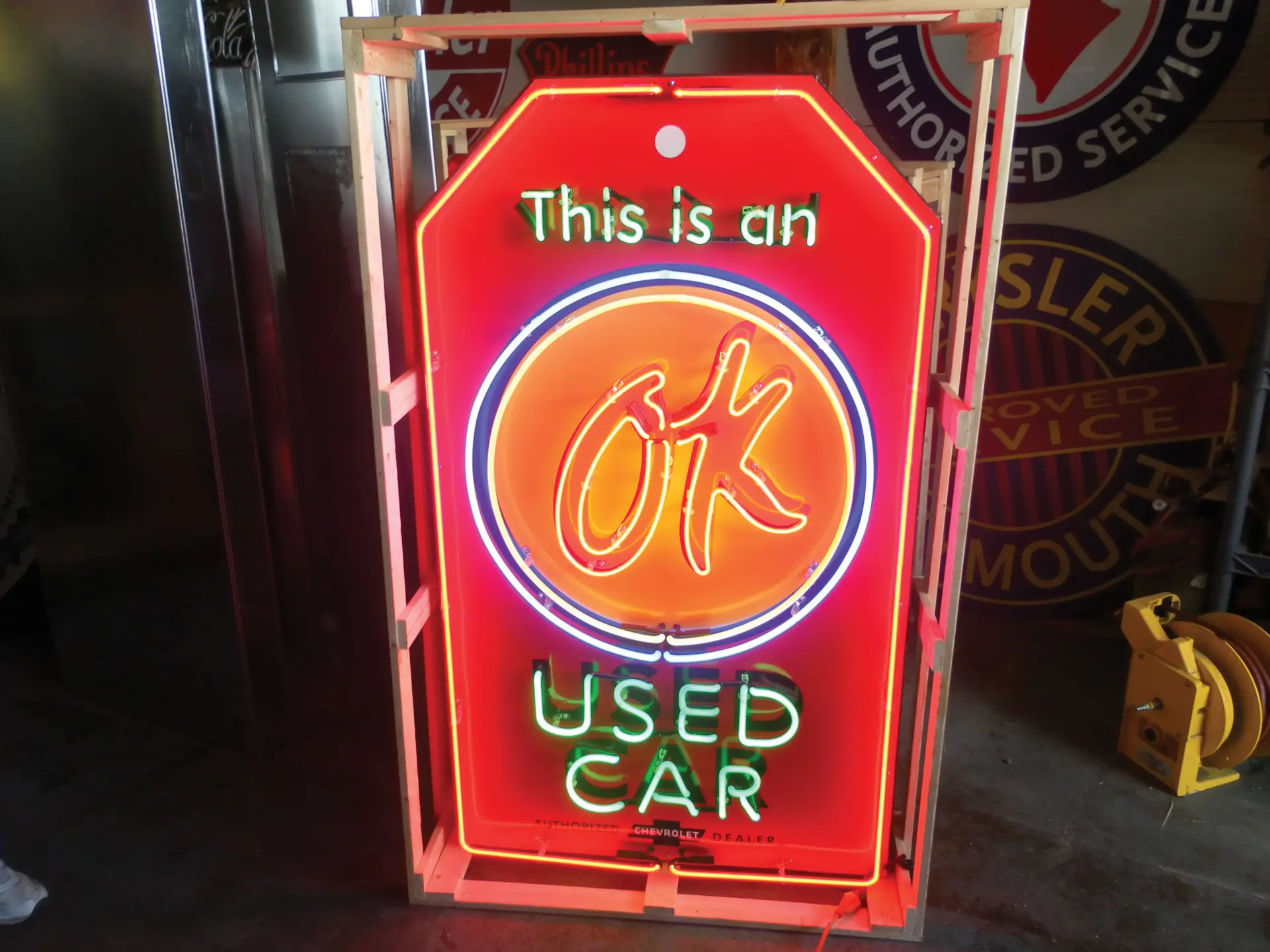 OK "tag" Neon Sign, 36X60in, brand new, SSTN | Fort Lauderdale 2015 ...