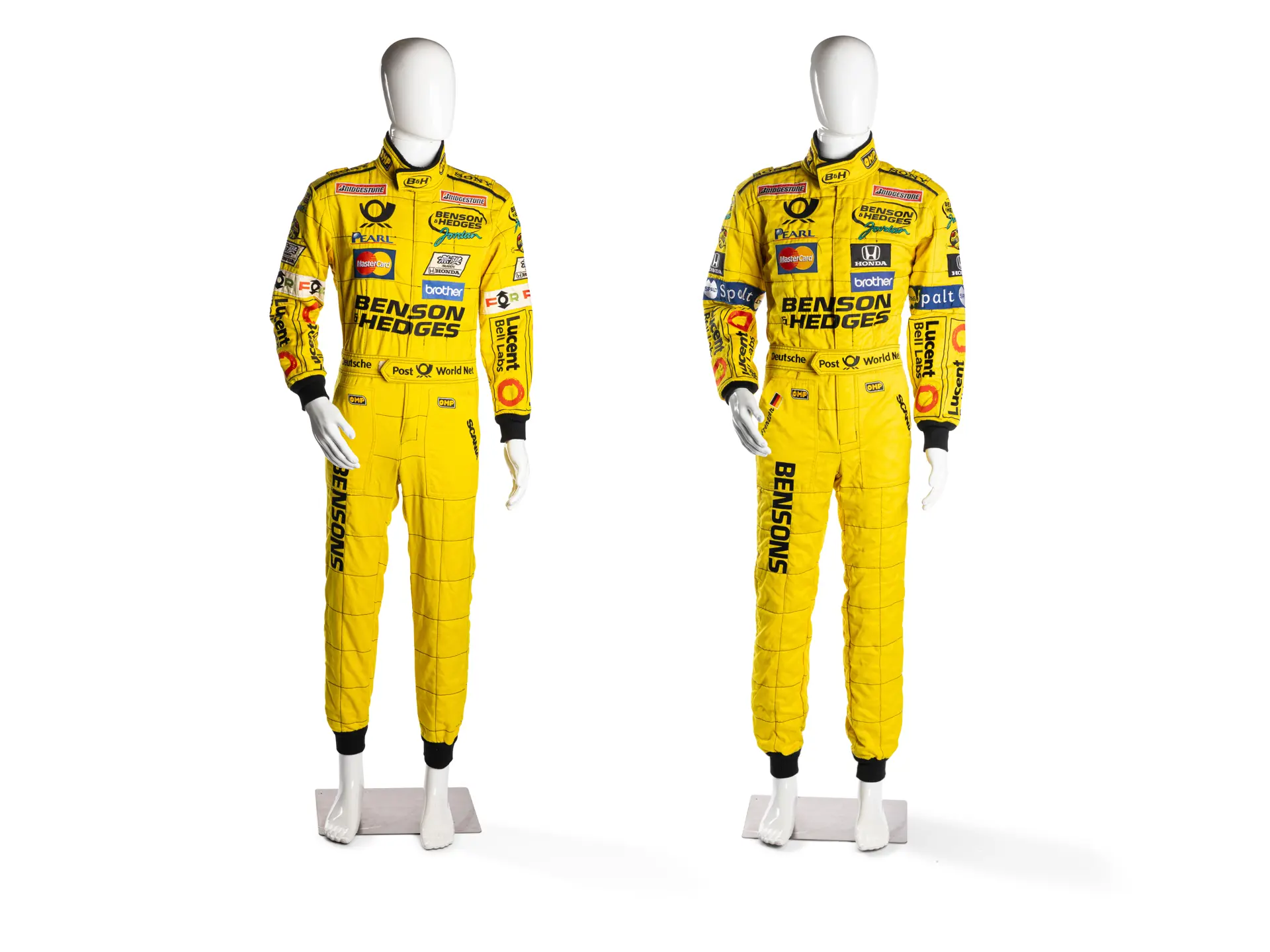 2000 Heinz-Harald Frentzen and Jarno Trulli Jordan Grand Prix Formula 1 ...