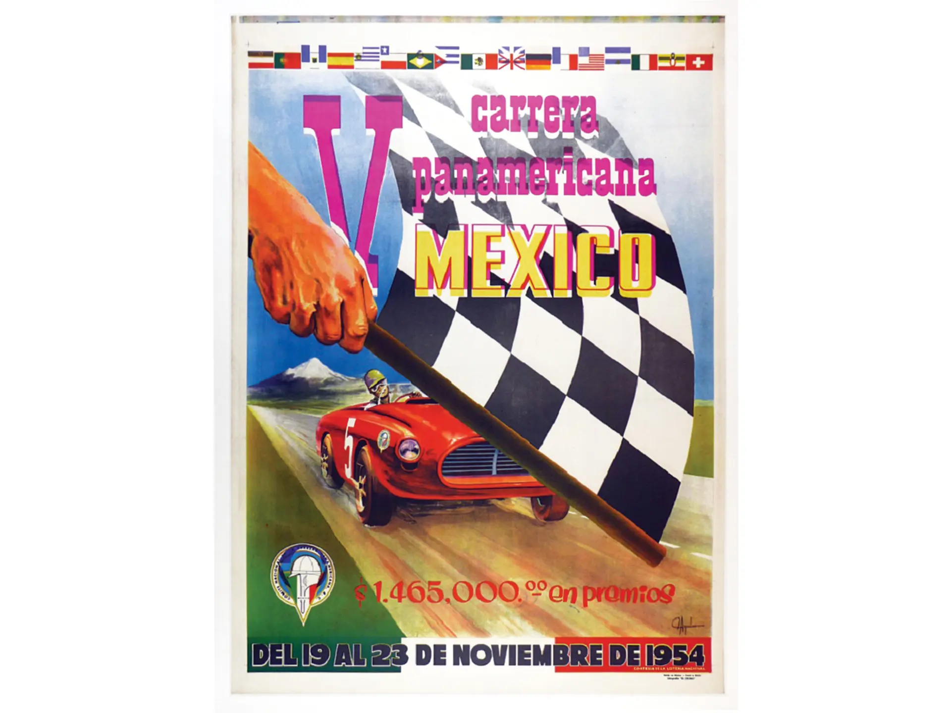 V Carrera Panamericana, Mexico, 'Make Ready' Poster, 1954 | Original ...