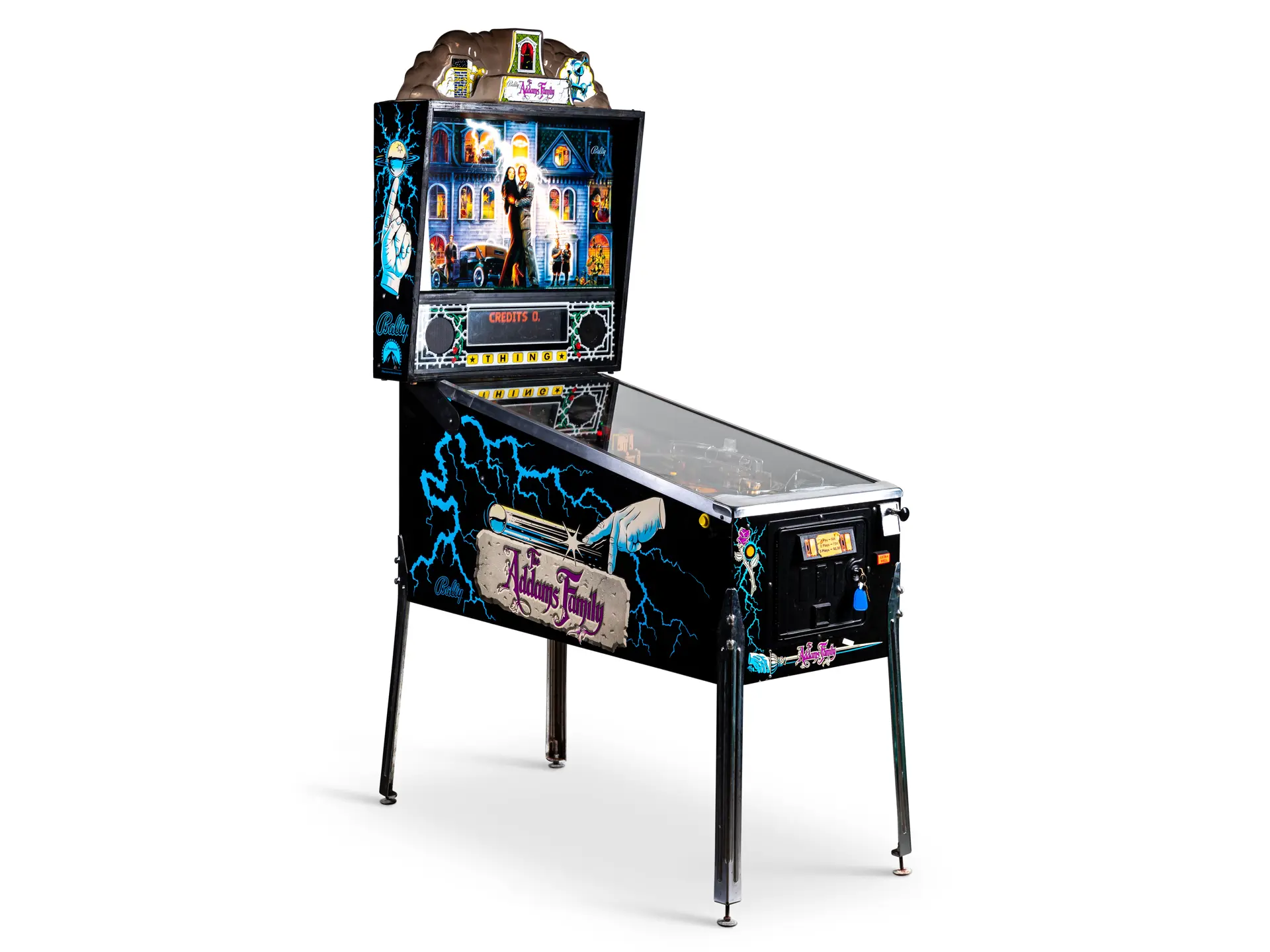 The Addams Family Bally's Pinball Machine, 1992 | Handle with Fun | RM ...