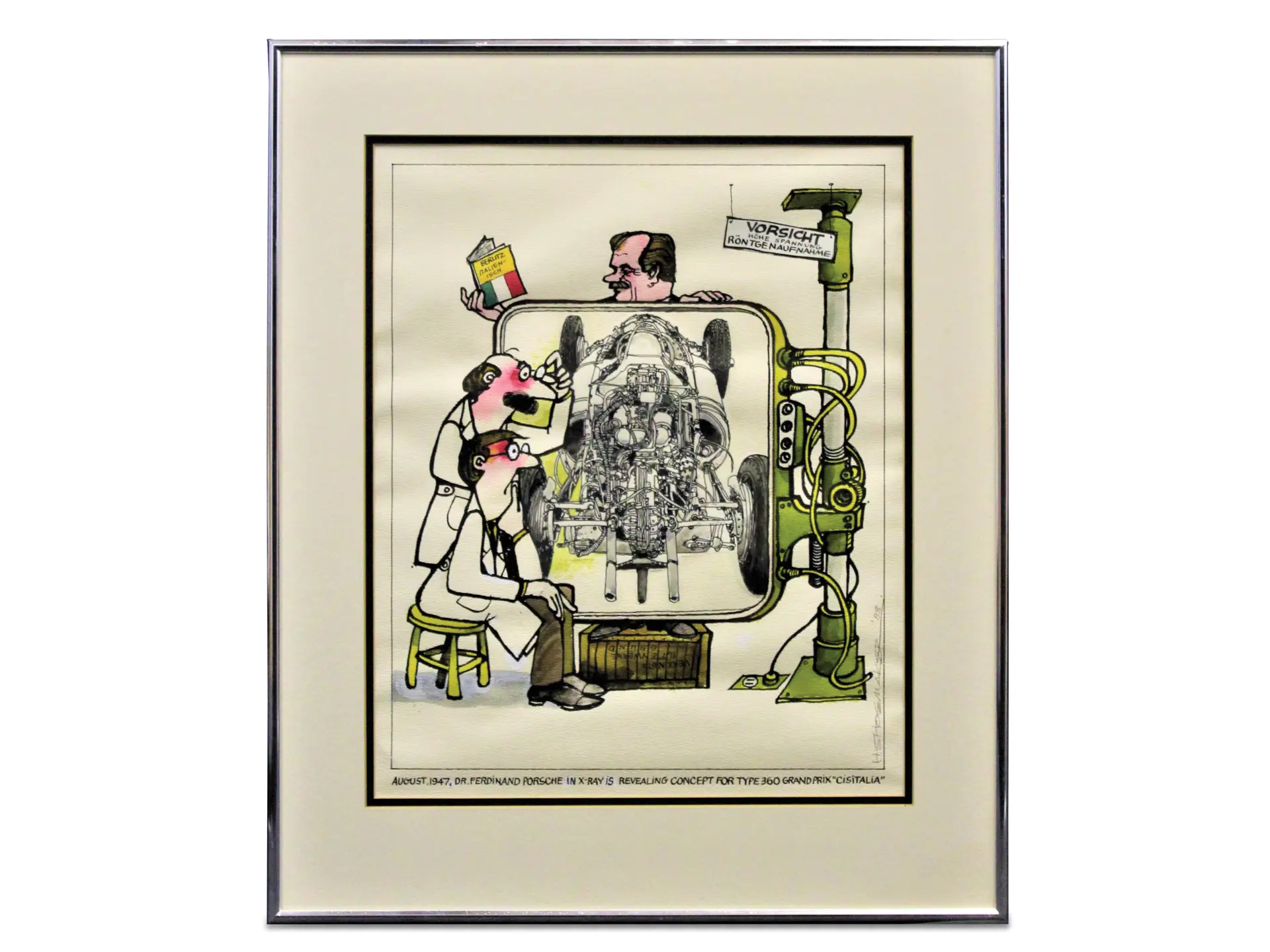 Dr. Ferdinand Porsche X-Ray by Howard Shoemaker, 1983 | The Porsche ...